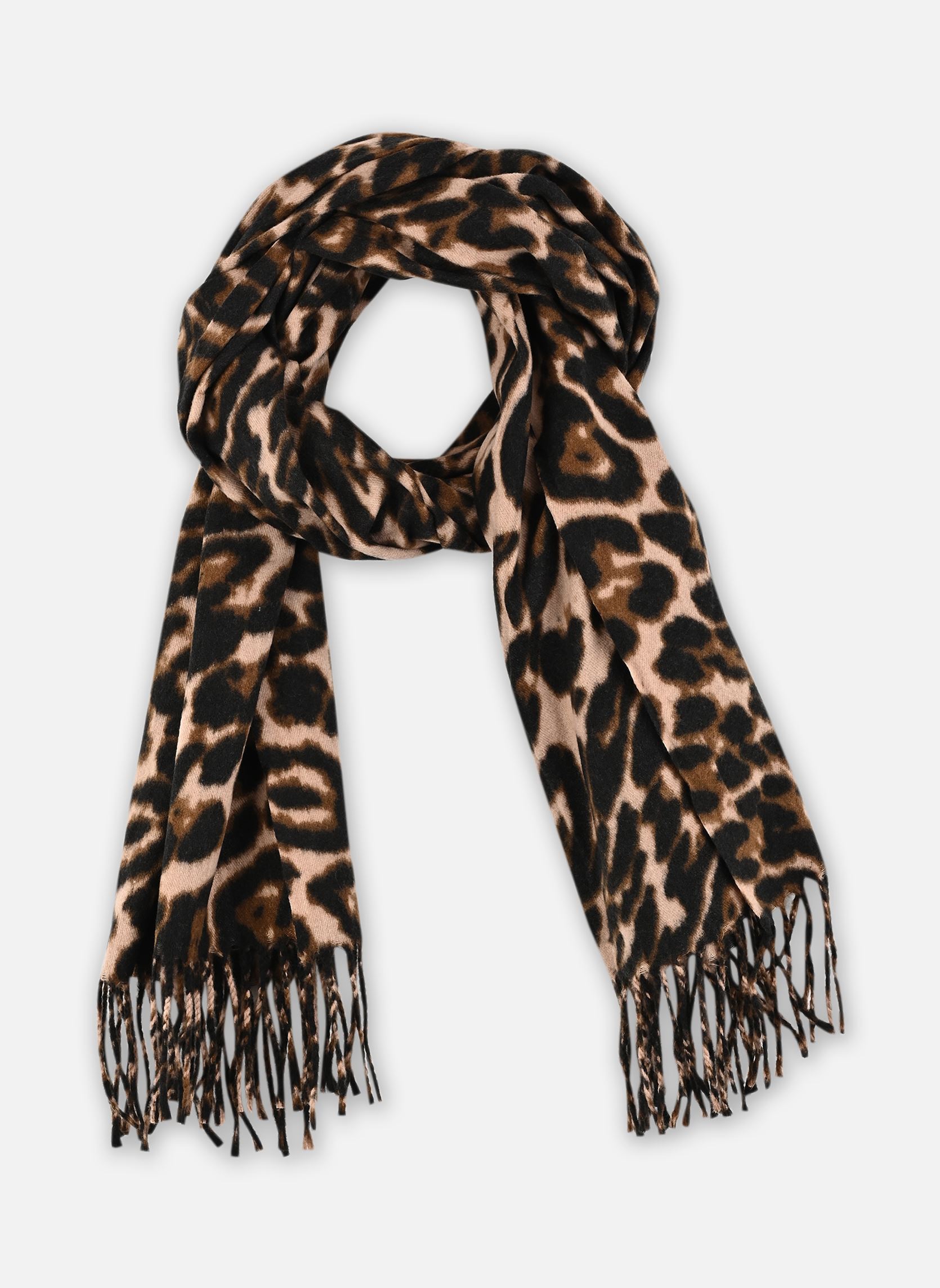 B-Young Echarpes BYWEOPARD SCARF - femme noir | Sarenza France