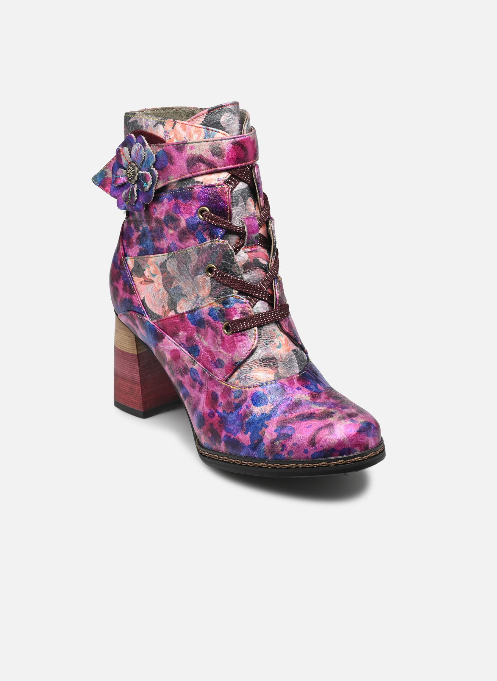Laura Vita Bottines à lacets IDCANO 04 femme violet | Sarenza France