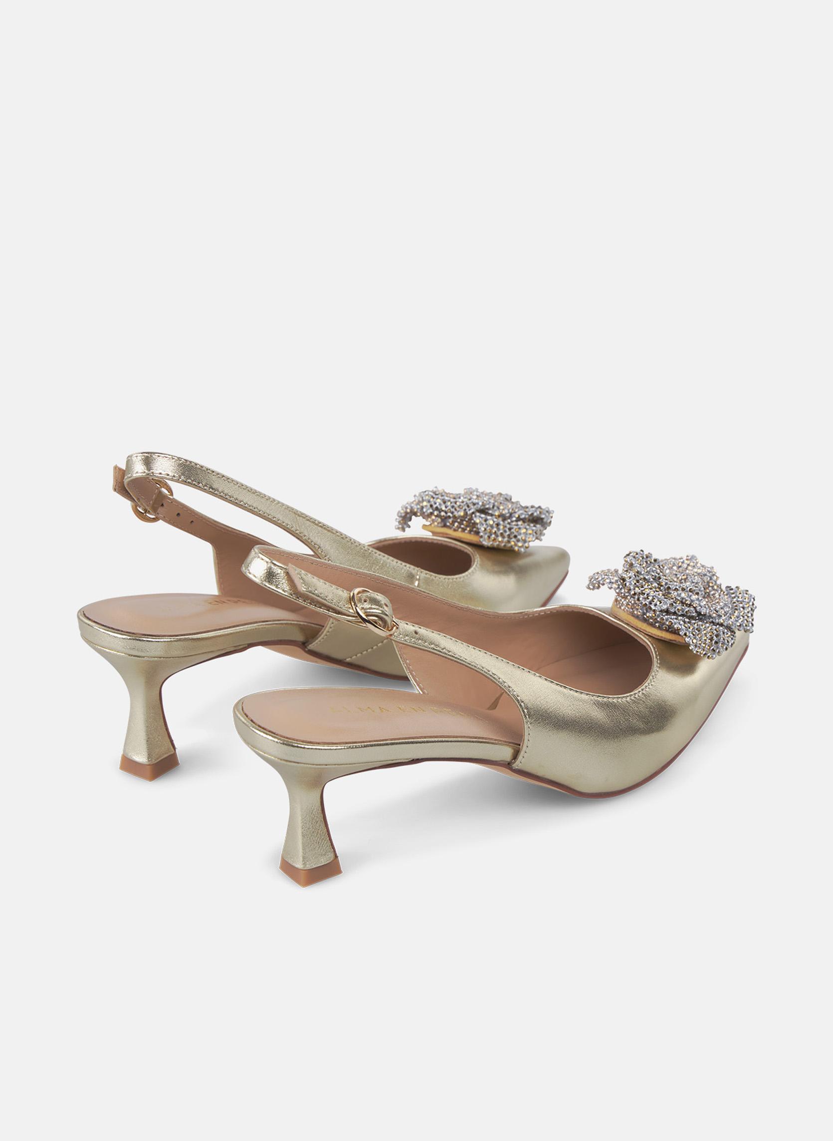 Alma en Pena Escarpins Talons V250665 Dorée femme or | Sarenza France