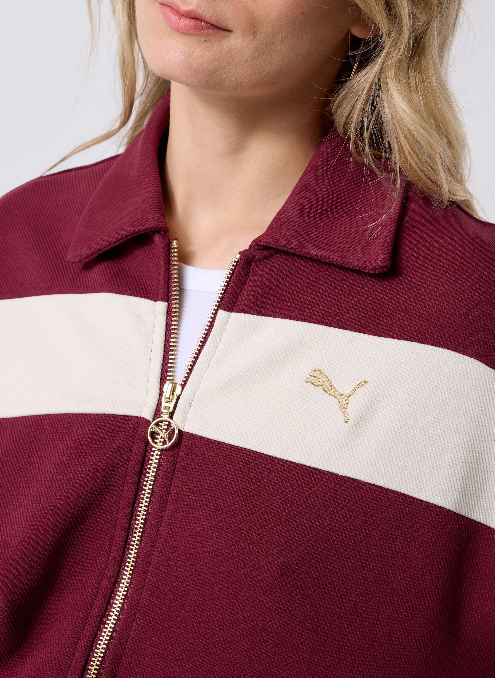 Puma Giacche da tuta T7 Relaxed Track Jacket donna bordeaux online ...