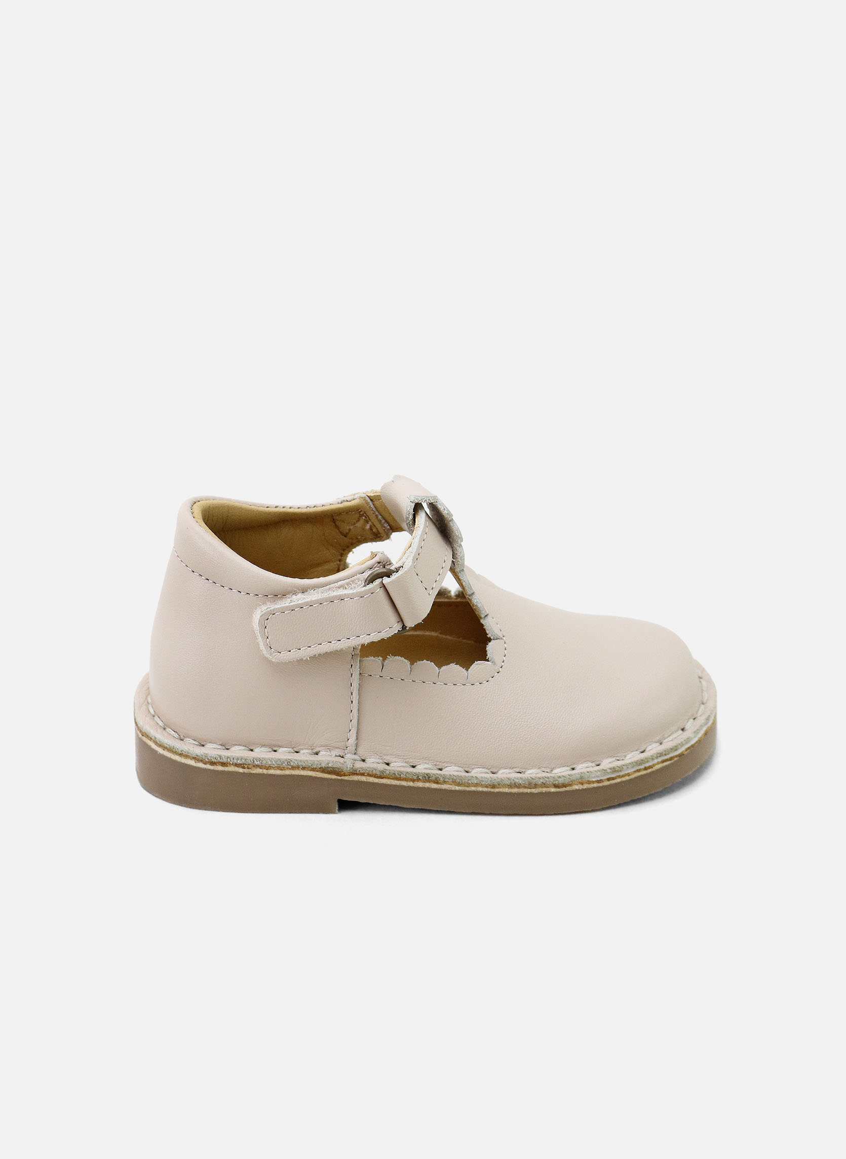 Eli 1957 Ballerines Salomés en cuir 25013AL-NAPA-MAKE-UP Rosa fille ...