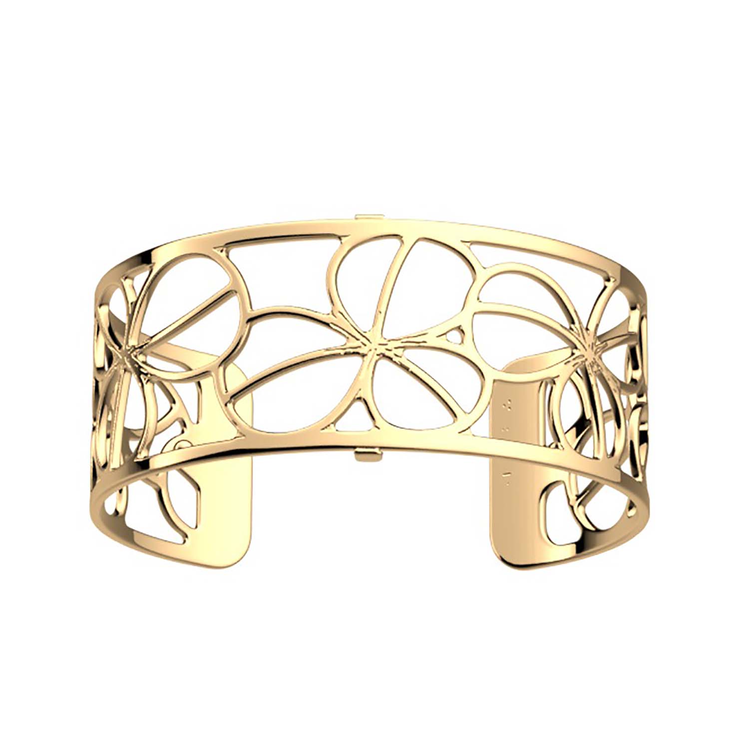 Les Georgettes Bracelets Bracelet jonc Les Georgettes Trèfle doré 25mm ...