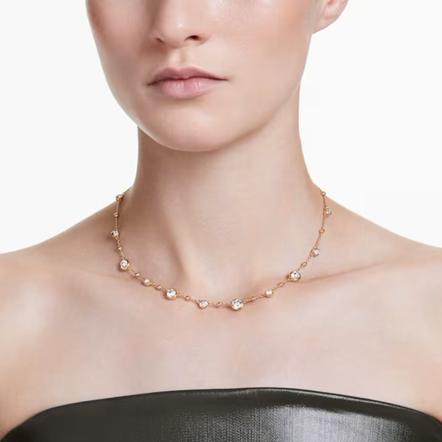 Swarovski Colliers Collier Swarovski Imber All Around doré femme or ...