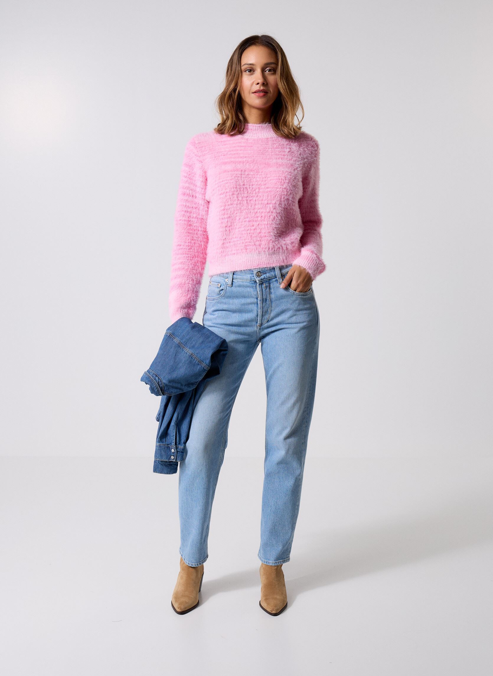 Lili Sidonio Pulls LAL486BDH femme rose | Sarenza Belgique