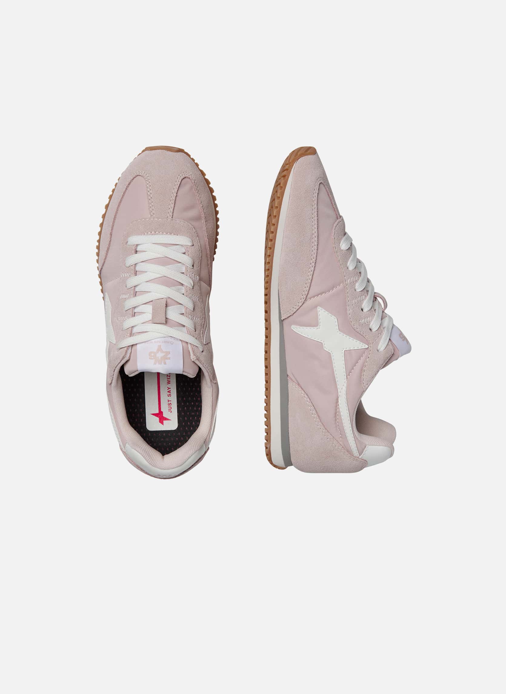 W6YZ Baskets Sneakers SAMOA-UNI. Rose poudré homme rose | Sarenza France