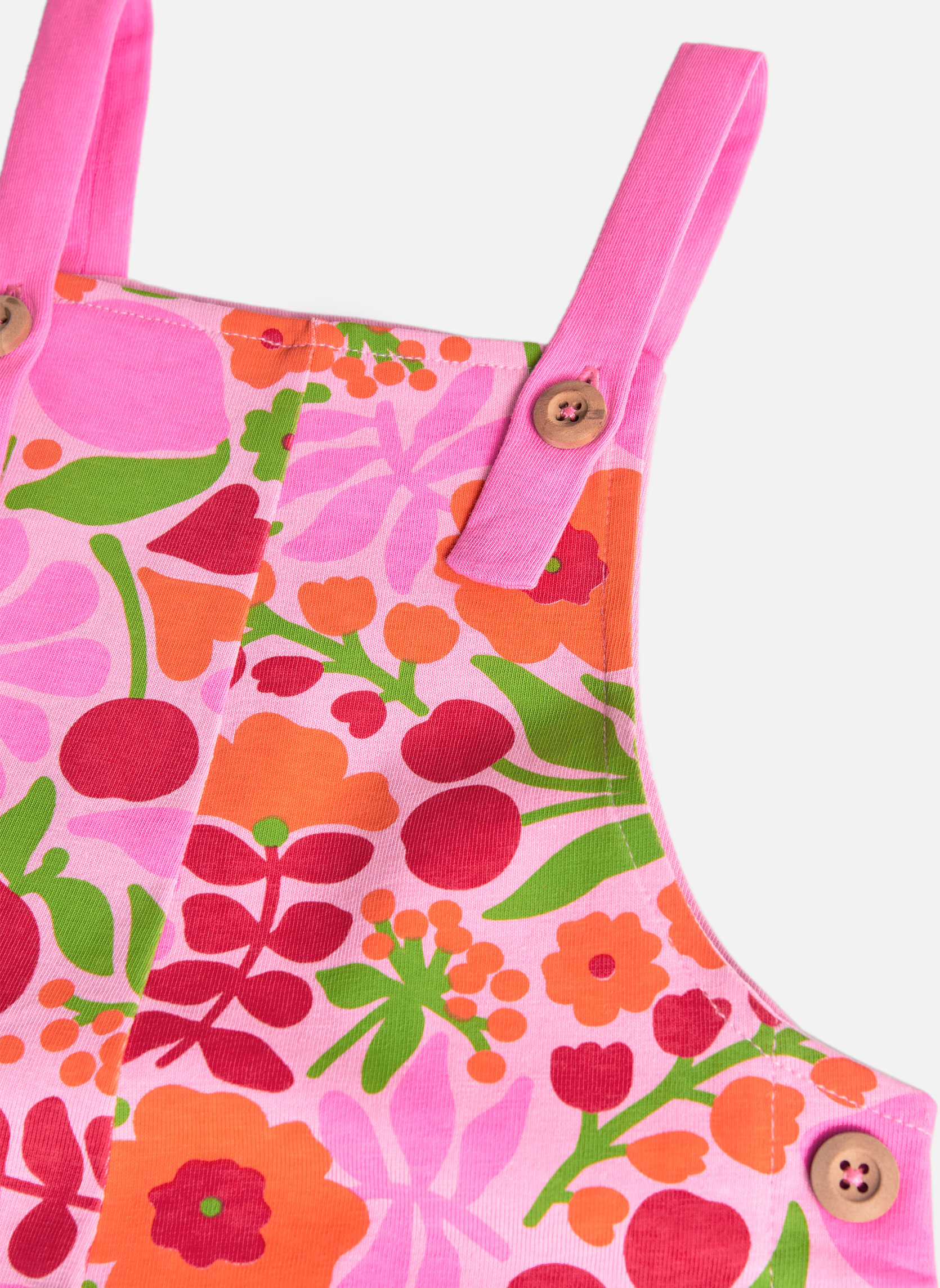 Boboli Salopette fleurs-ACQUA-Rose (Rose) - Vêtements chez Sarenza (903614)