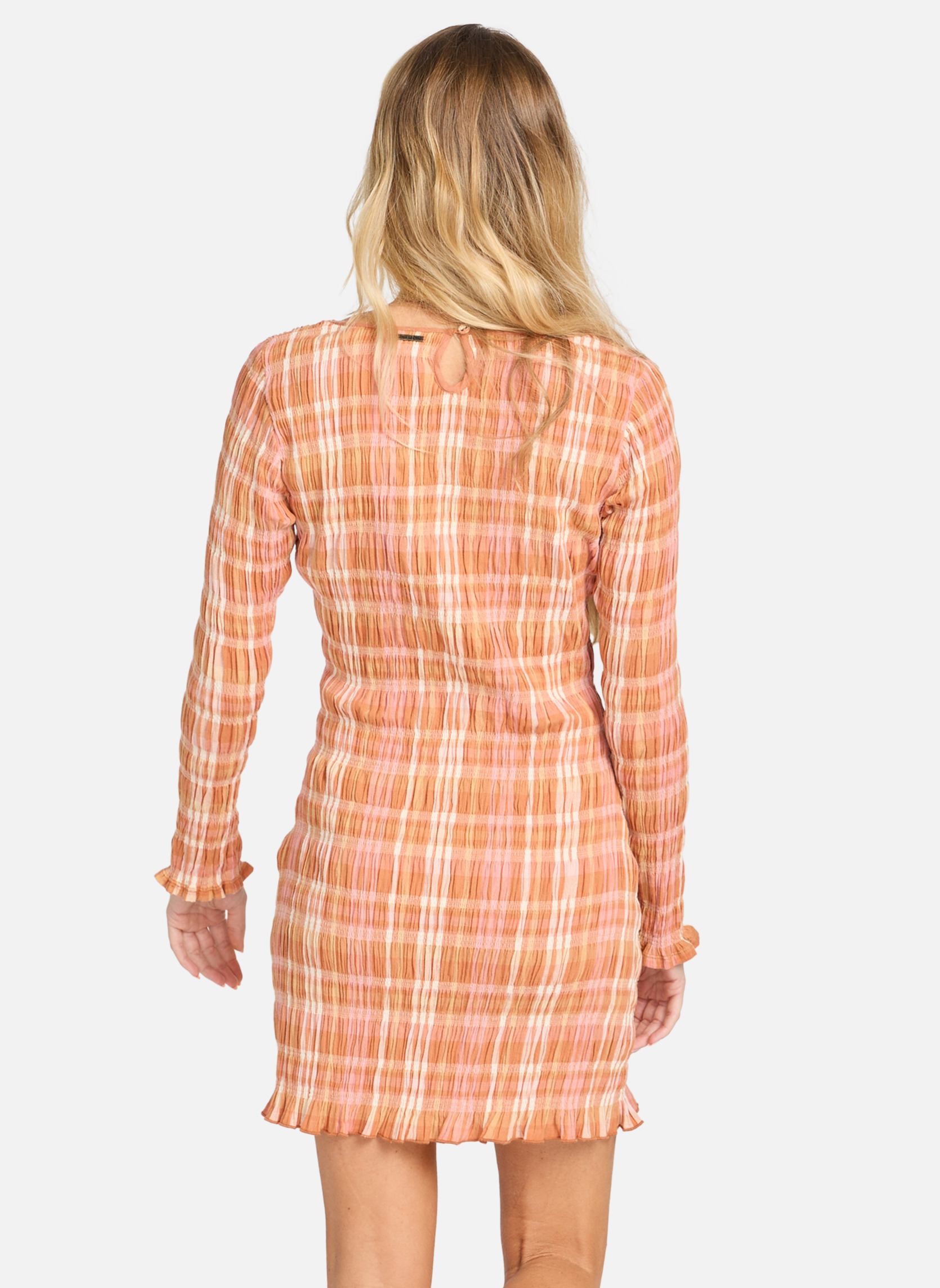 Billabong Robes Check Me Out femme orange | Sarenza France