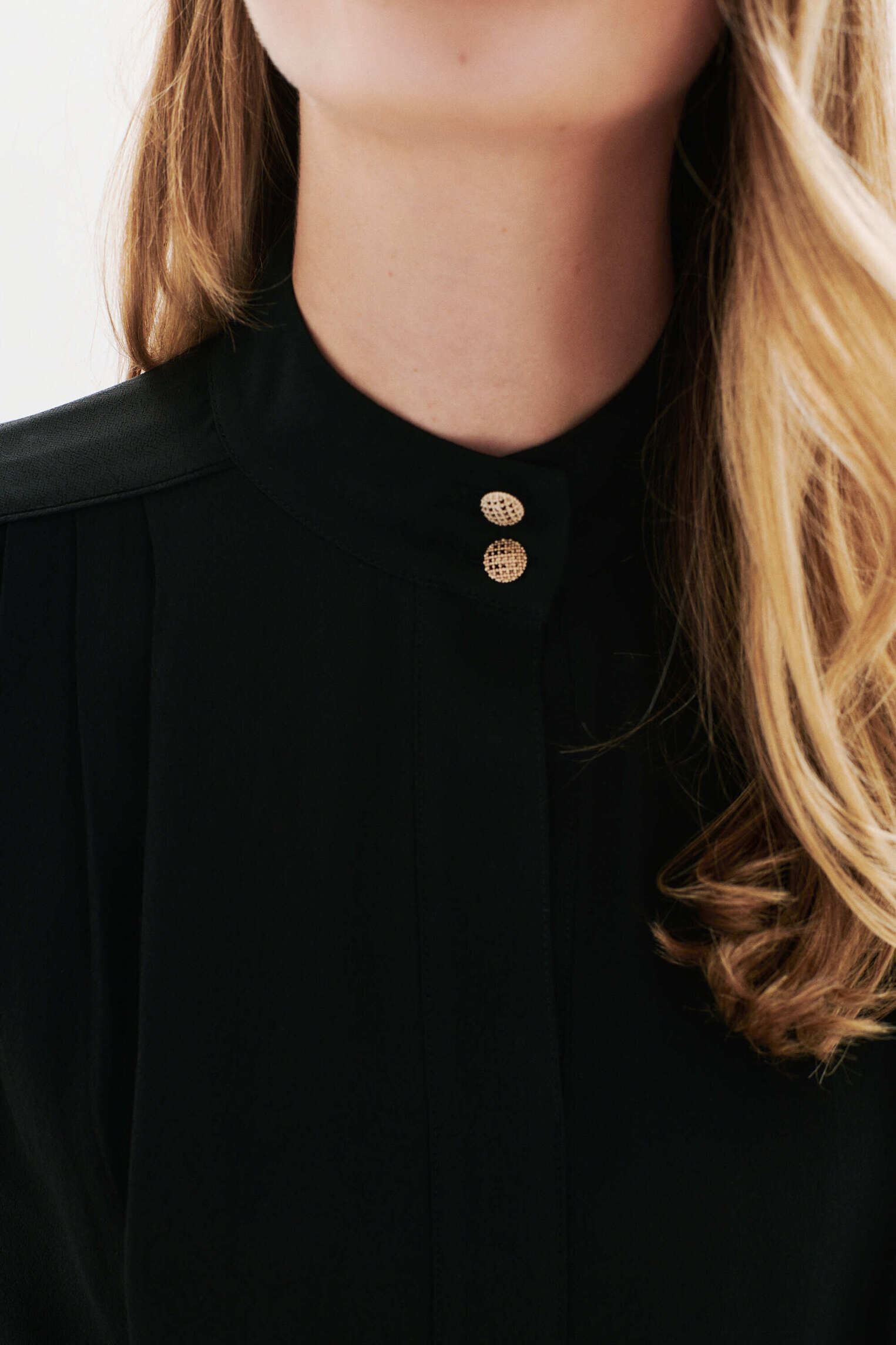 Caroll Langarm-Blusen 252C-COSMA damen schwarz - online kaufen ...