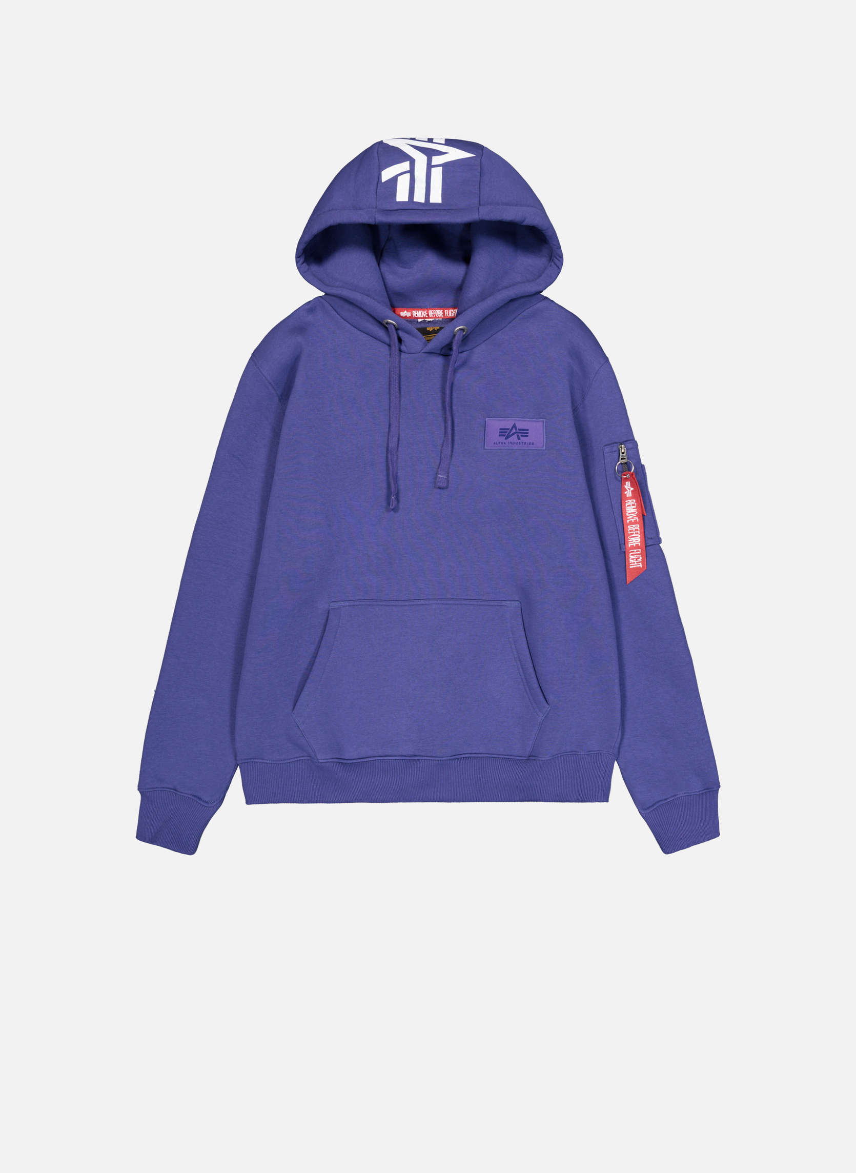 Alpha Industries Sweats à capuche Backprint Hoodie homme violet ...