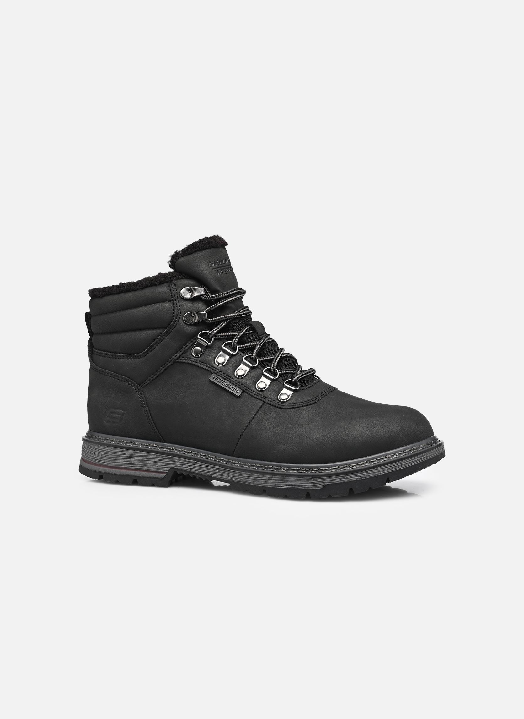 Skechers Bottines à lacets Corado - Memphis homme noir | Sarenza Belgique