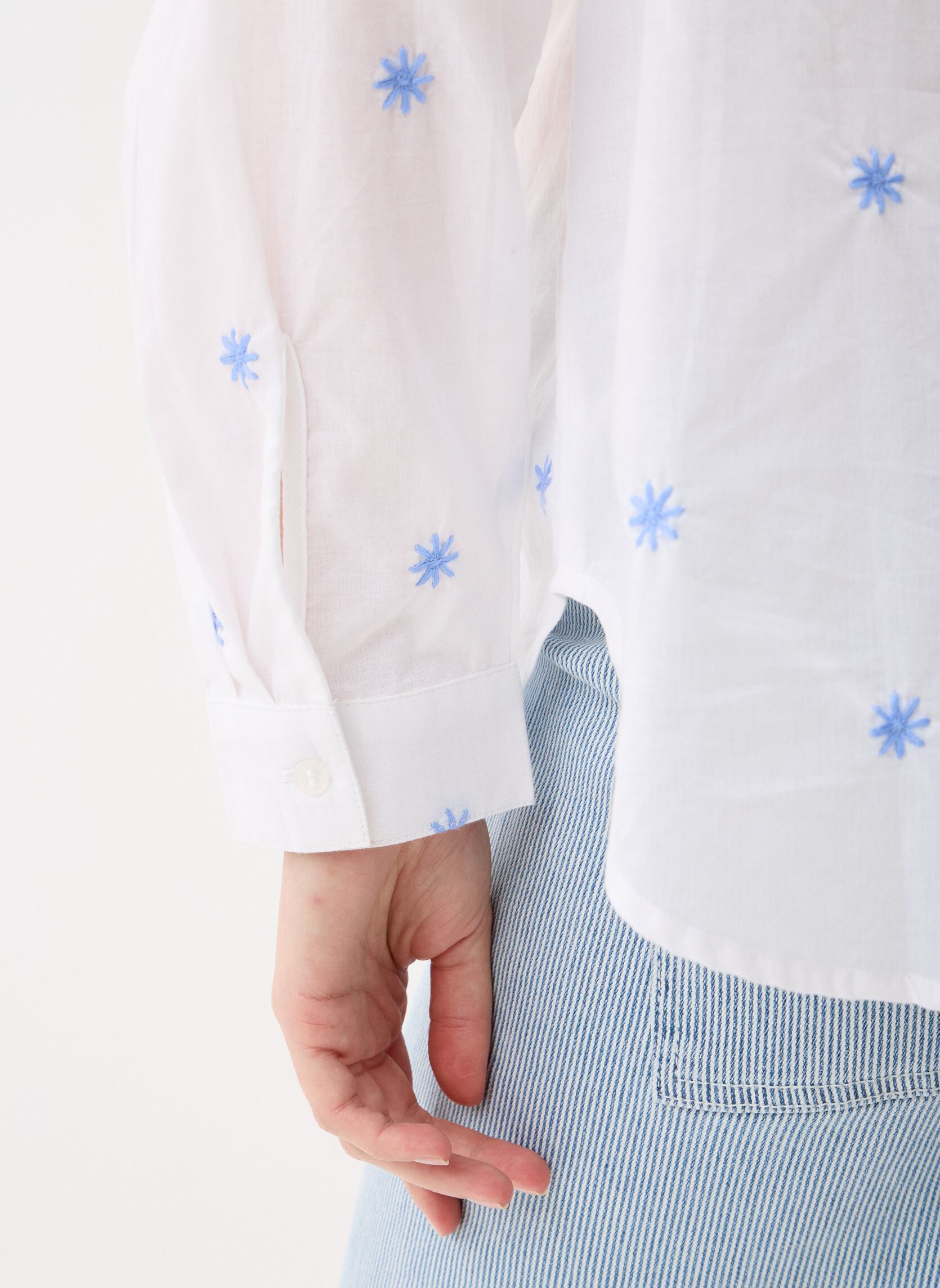 MADE BY Chemises manches longues Chemise broderie etoile - CHESTAR ...