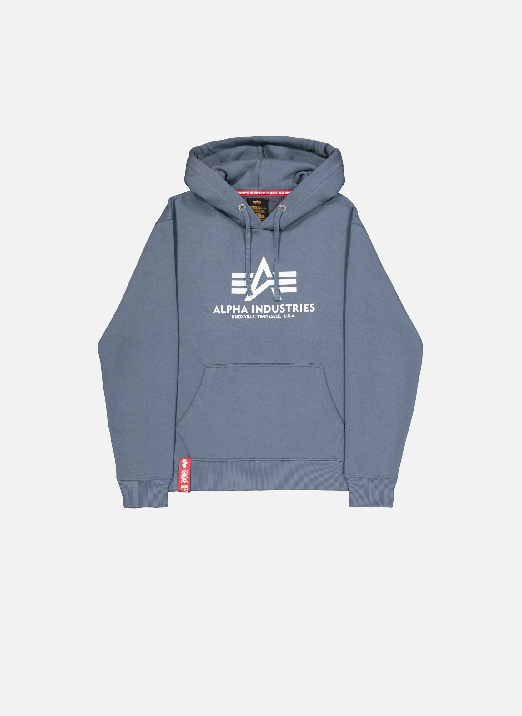 Alpha Industries Sweats à capuche Basic Big Logo Hoodie homme bleu ...