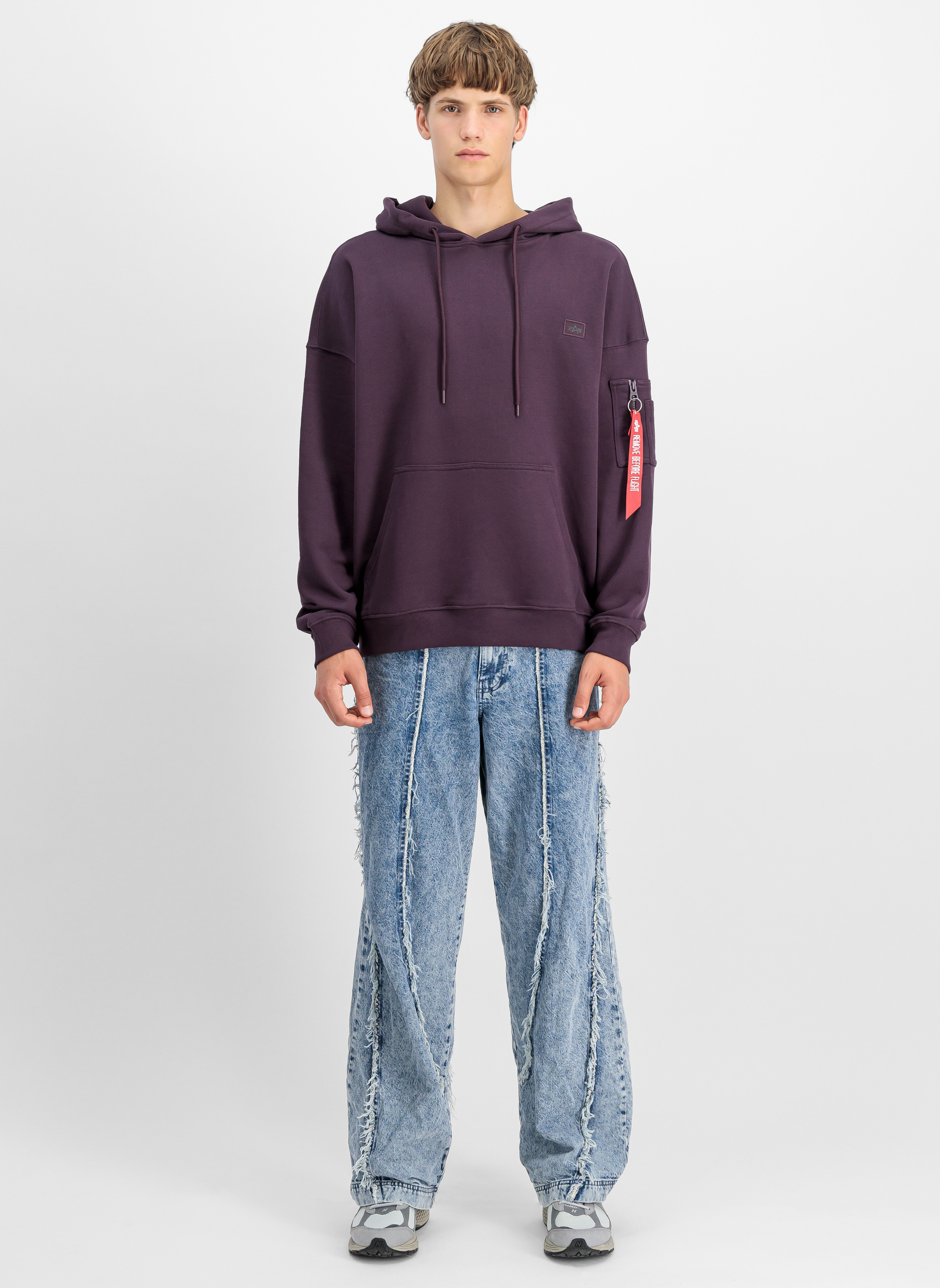 Alpha Industries Sweats à capuche Alpha Essentials Rubber Logo Hoodie ...