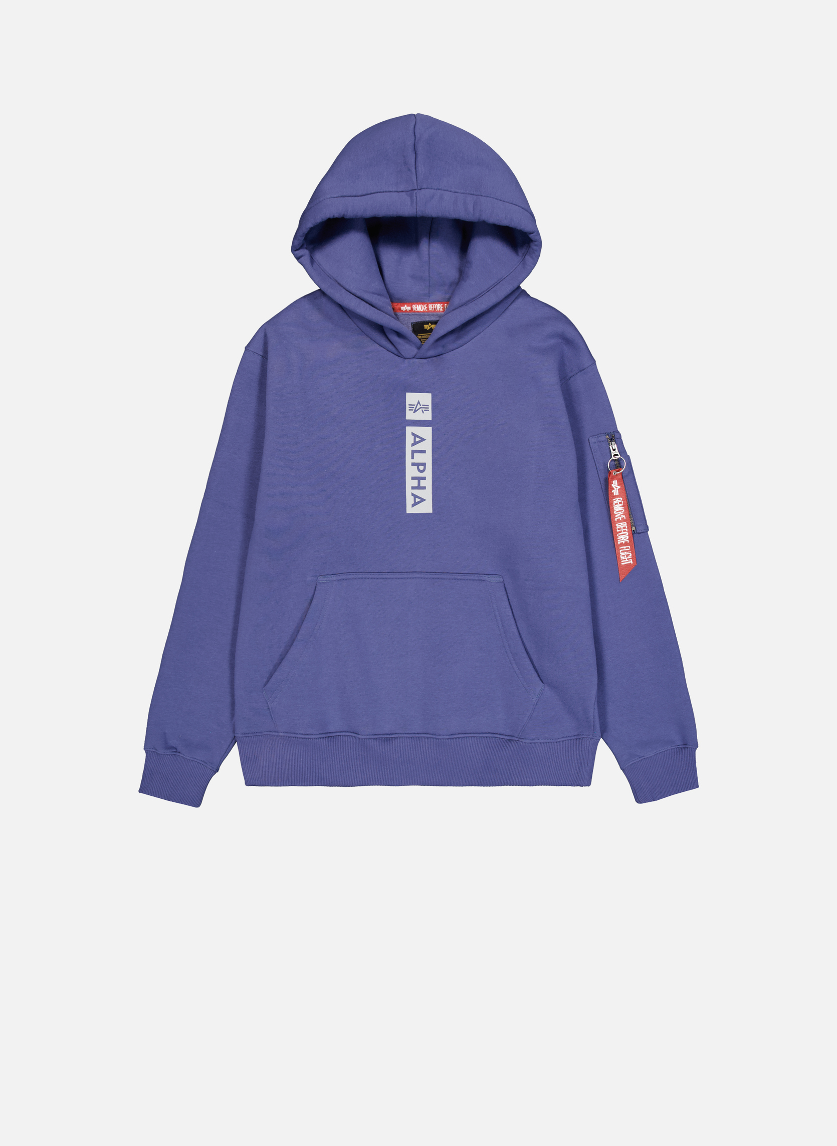 Alpha Industries Sweats à capuche Alpha Puff Print Hoodie homme violet ...