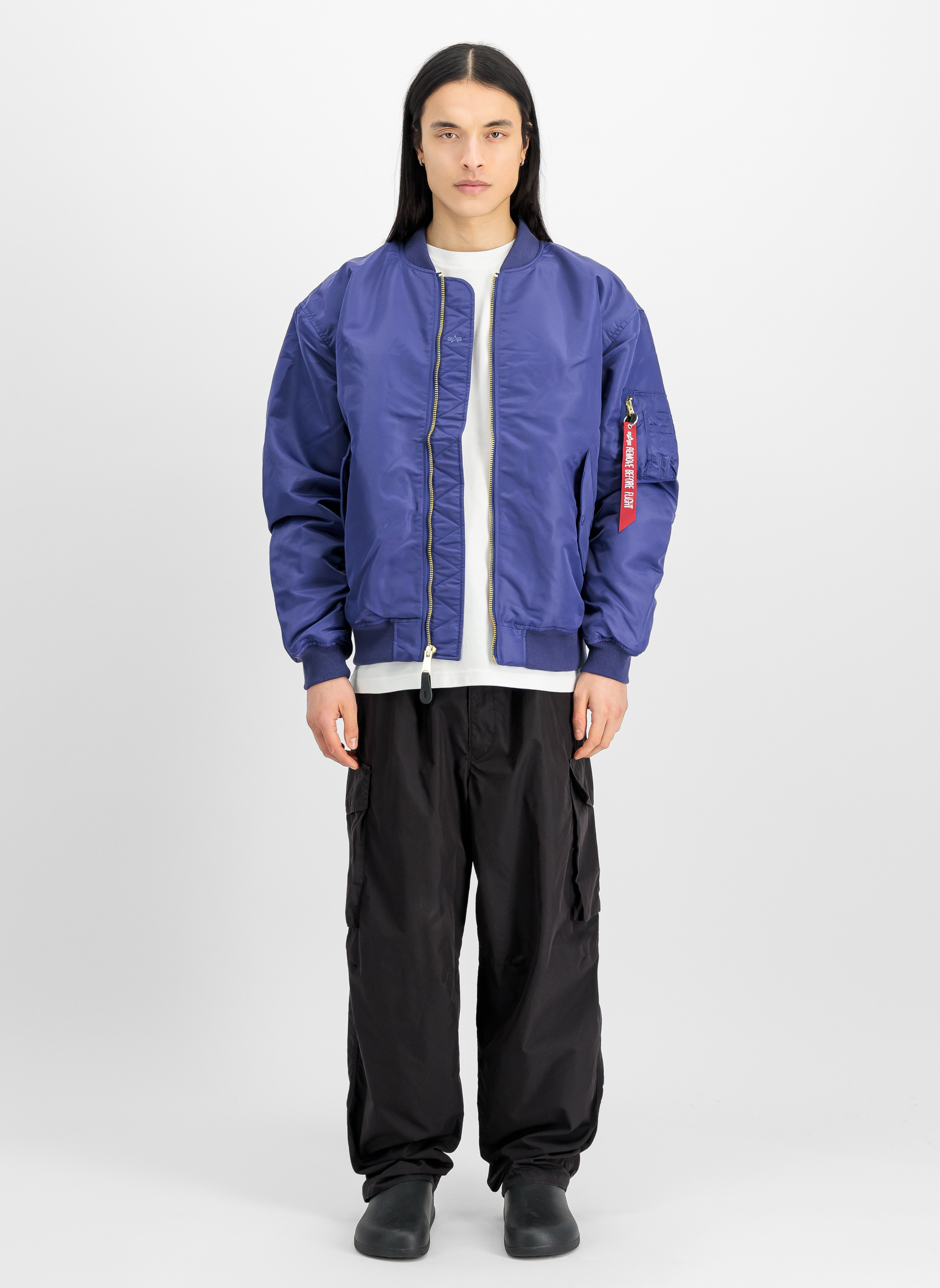 Alpha Industries Blousons MA-1 CS Bomber Jacket homme violet | Sarenza ...