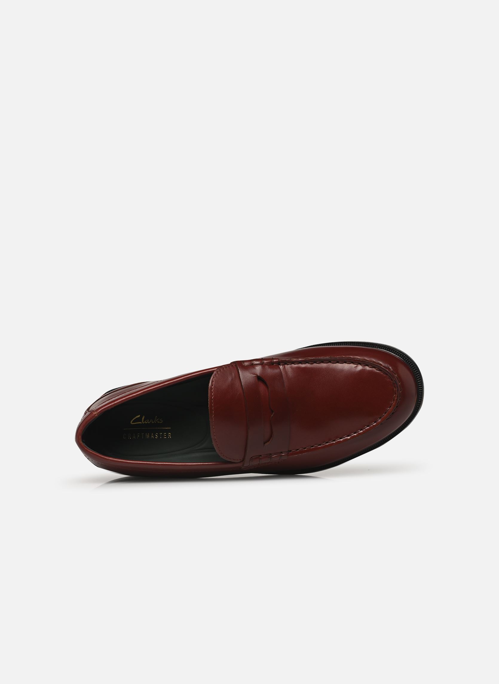 Clarks Mocassins CraftJames Lo homme bordeaux | Sarenza France