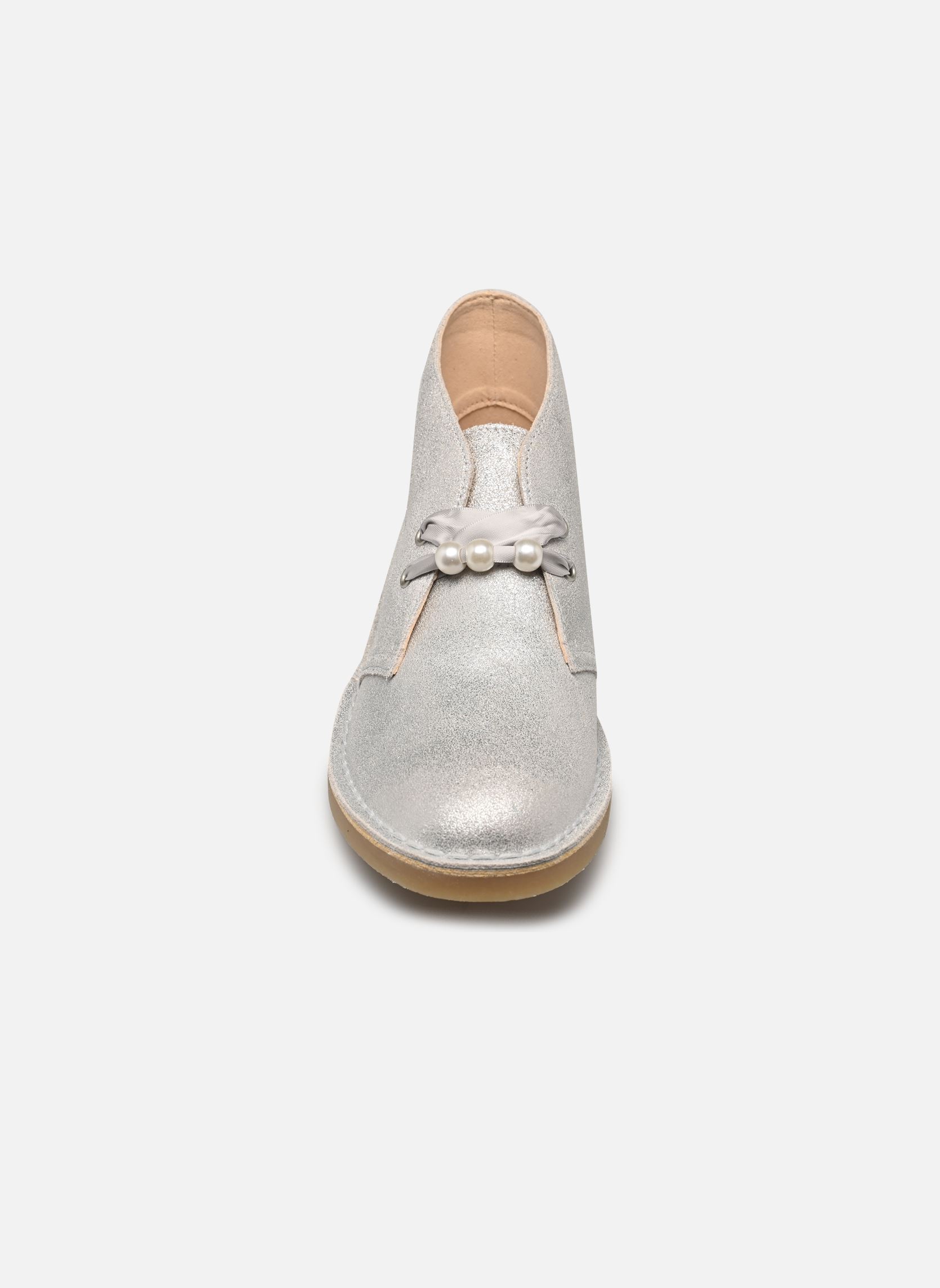 Clarks Derbies Desert Bt Evo. femme argent | Sarenza France