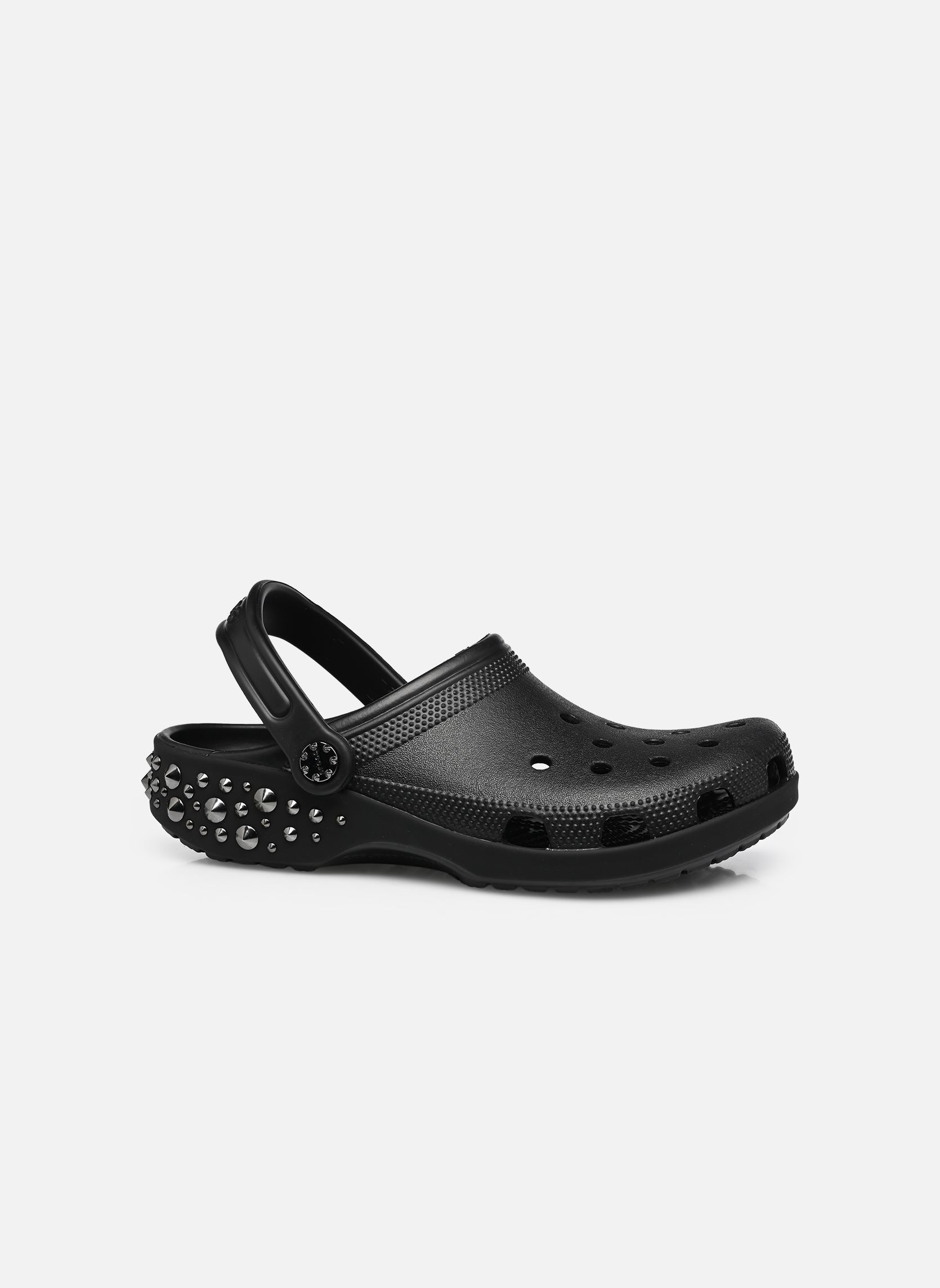 Crocs Pantoletten und Clogs Classic Studded Clog damen schwarz online ...