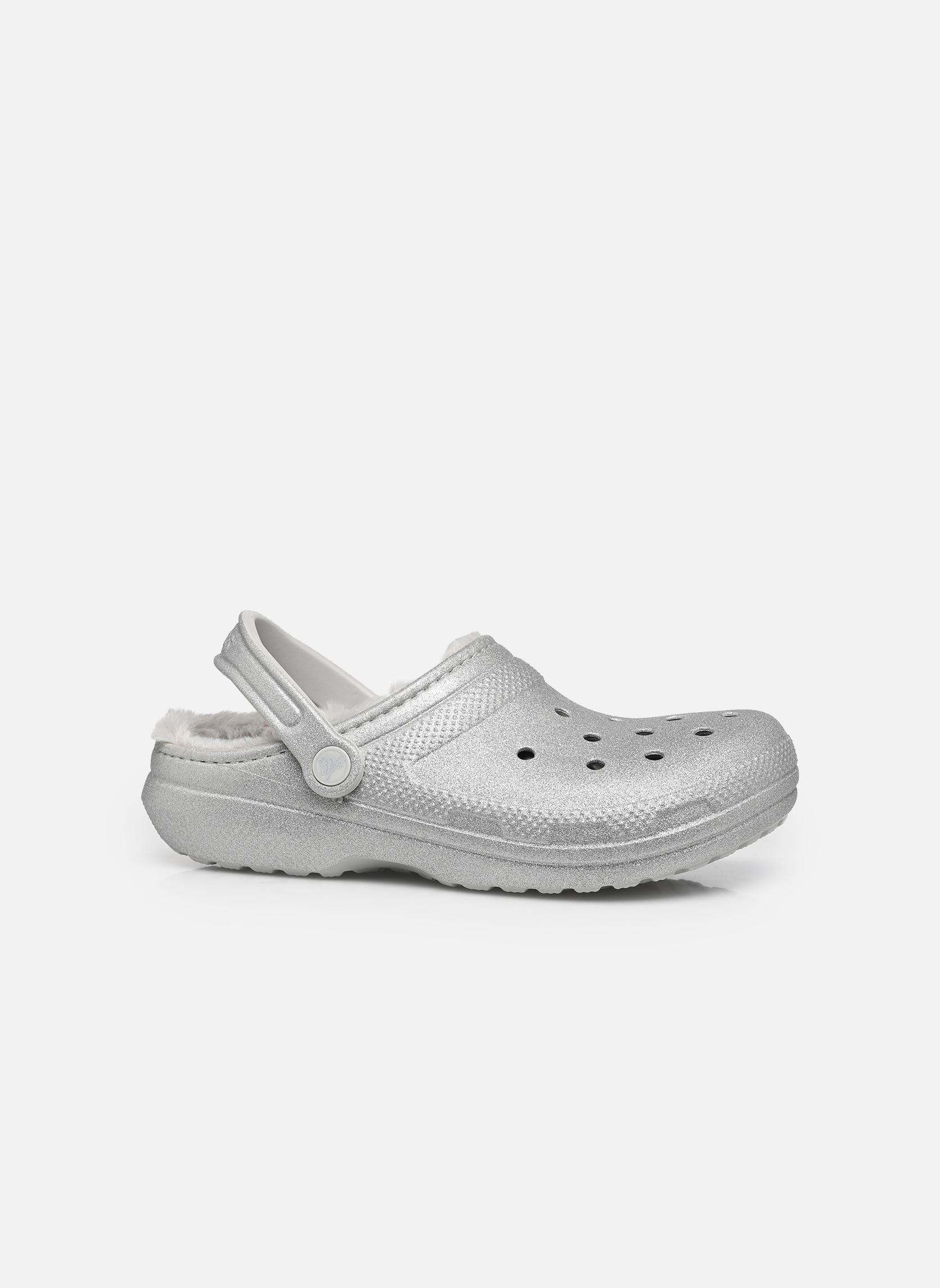 Crocs Pantoletten und Clogs Classic Fuzz Lined Glitter Clog W damen ...