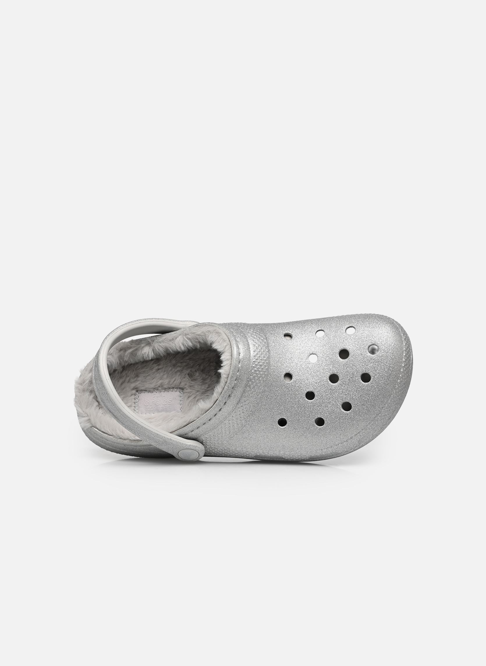 Crocs Pantoletten und Clogs Classic Fuzz Lined Glitter Clog W damen ...