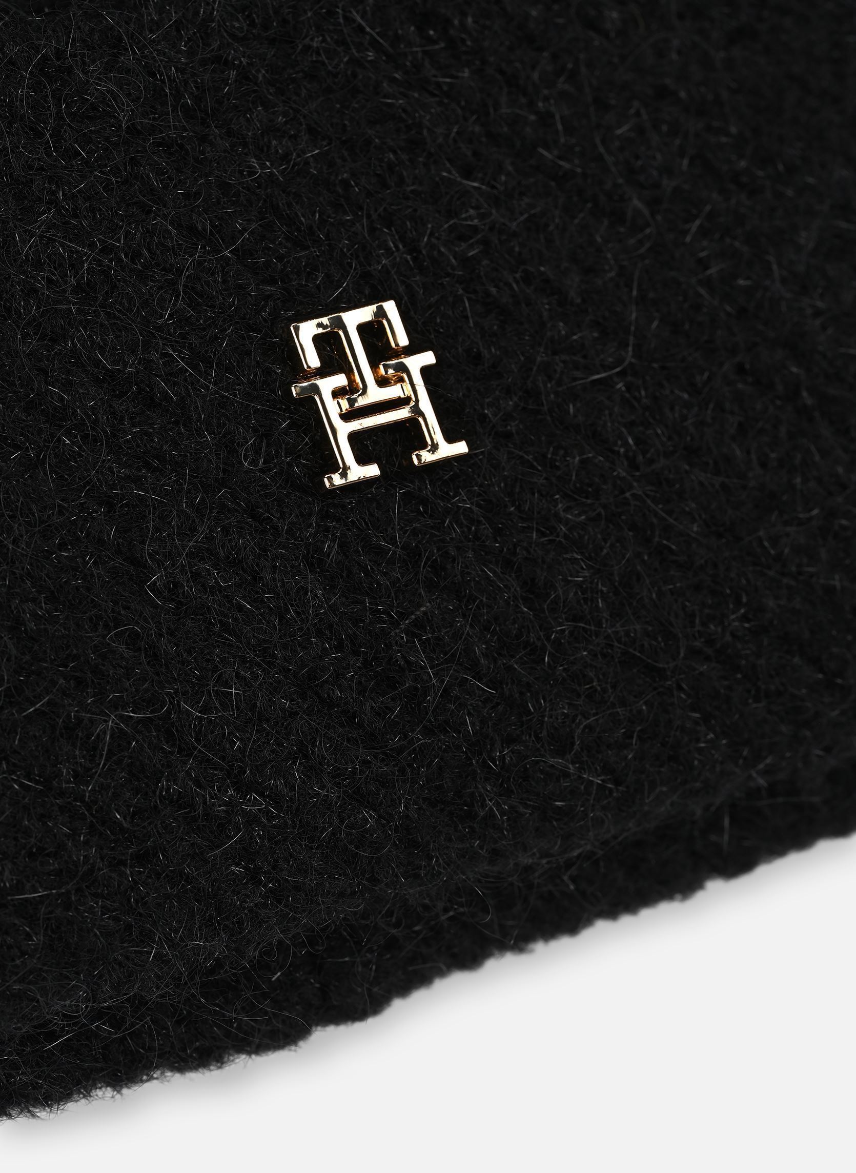 Tommy Hilfiger Mützen Th Pom Pom Beanie AW0AW18178 damen schwarz ...
