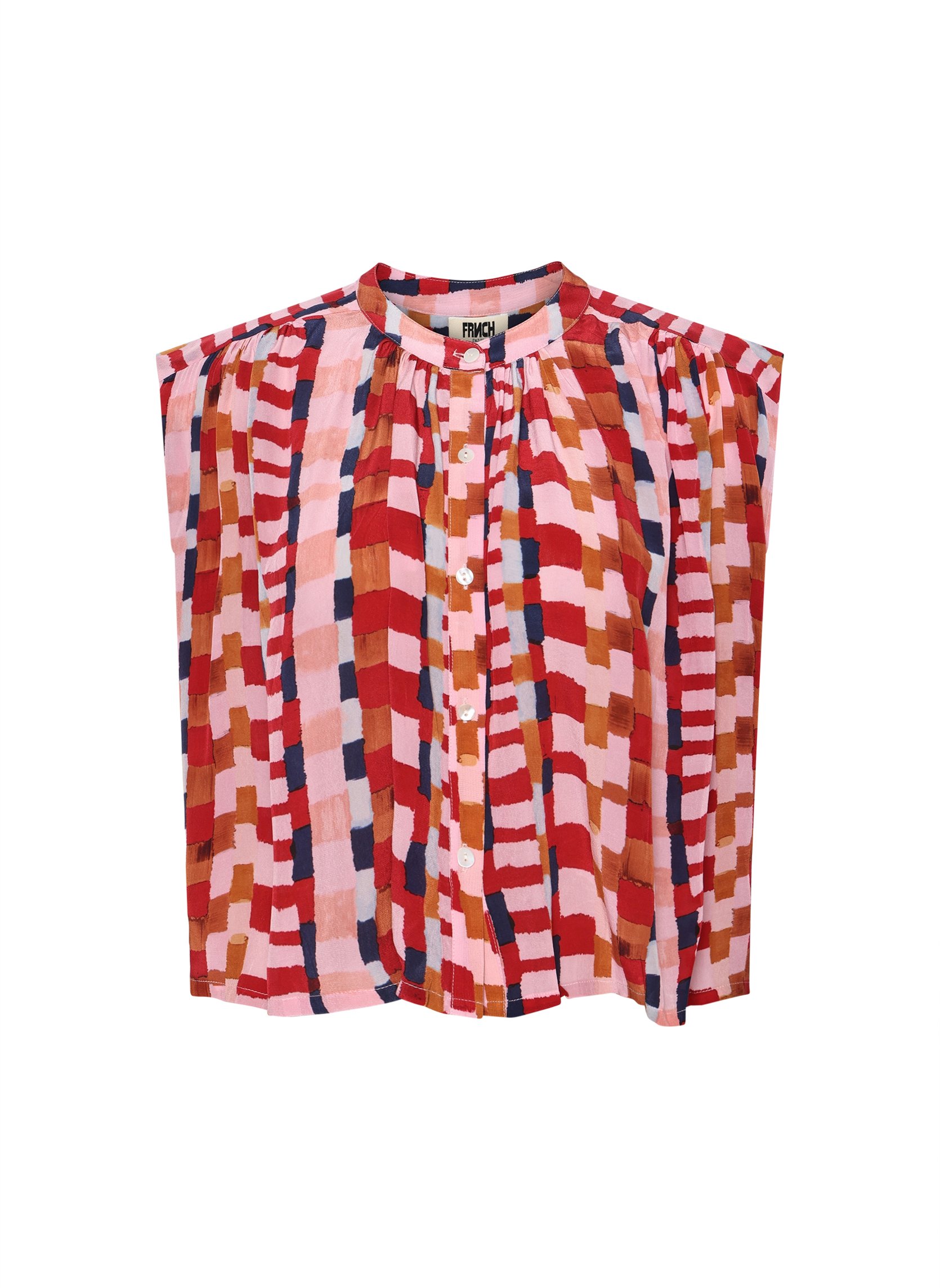 FRNCH Chemises manches longues Chemise EDLYNE Spatule femme rose ...