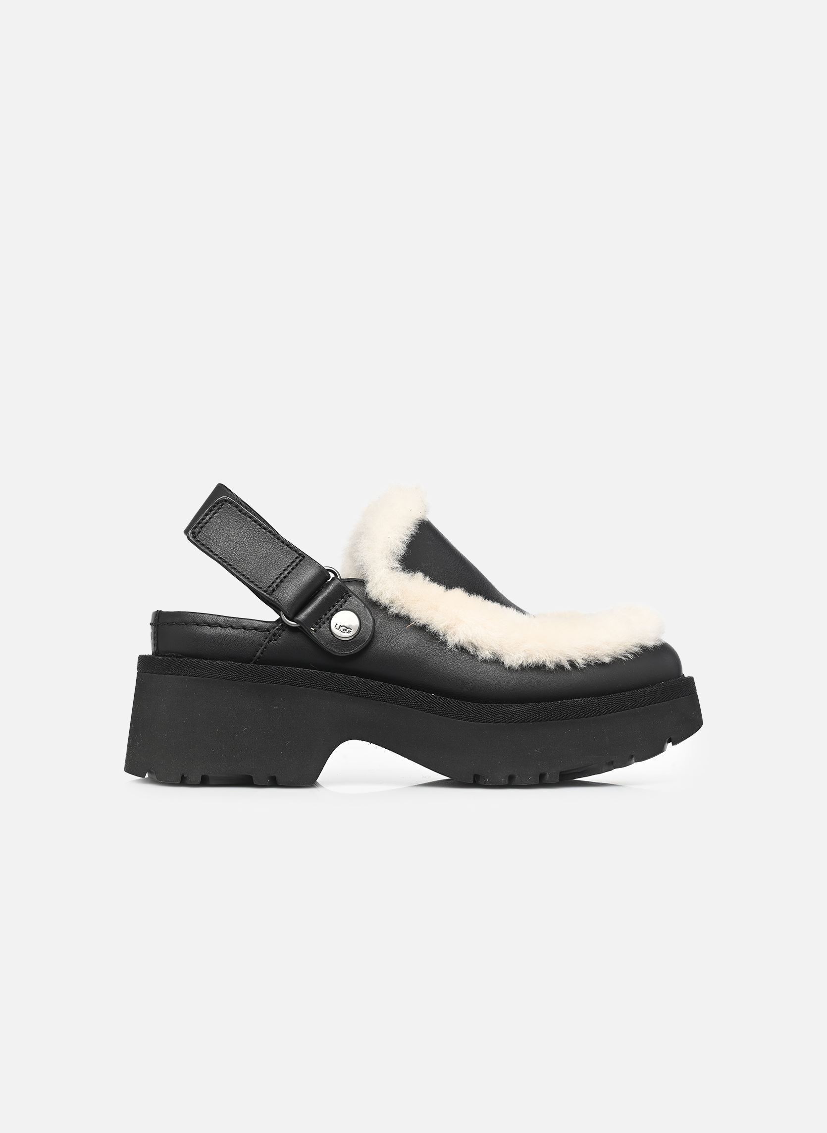 UGG Pantoletten und Clogs W Esmee Leather Clog damen schwarz - online ...