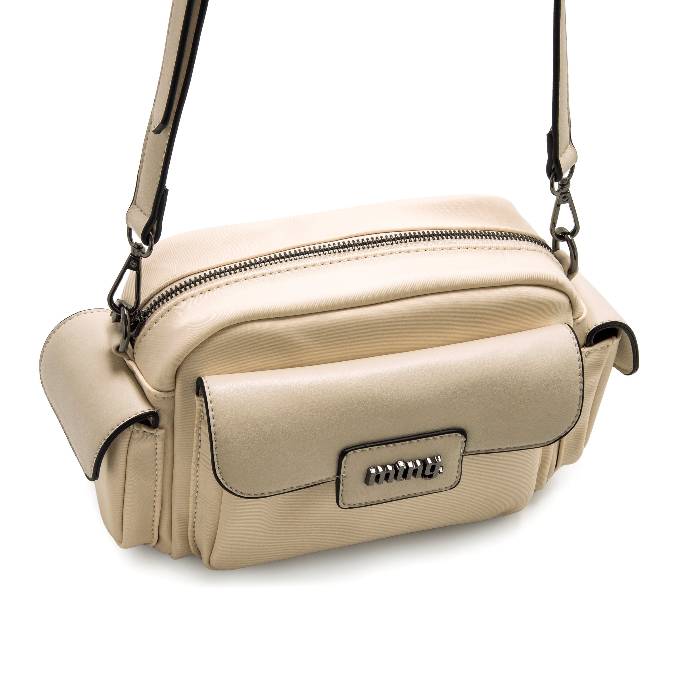 MTNG Sacs à main Sacs bandoulière Femme MTNG PASHA blanc 61176 beige ...