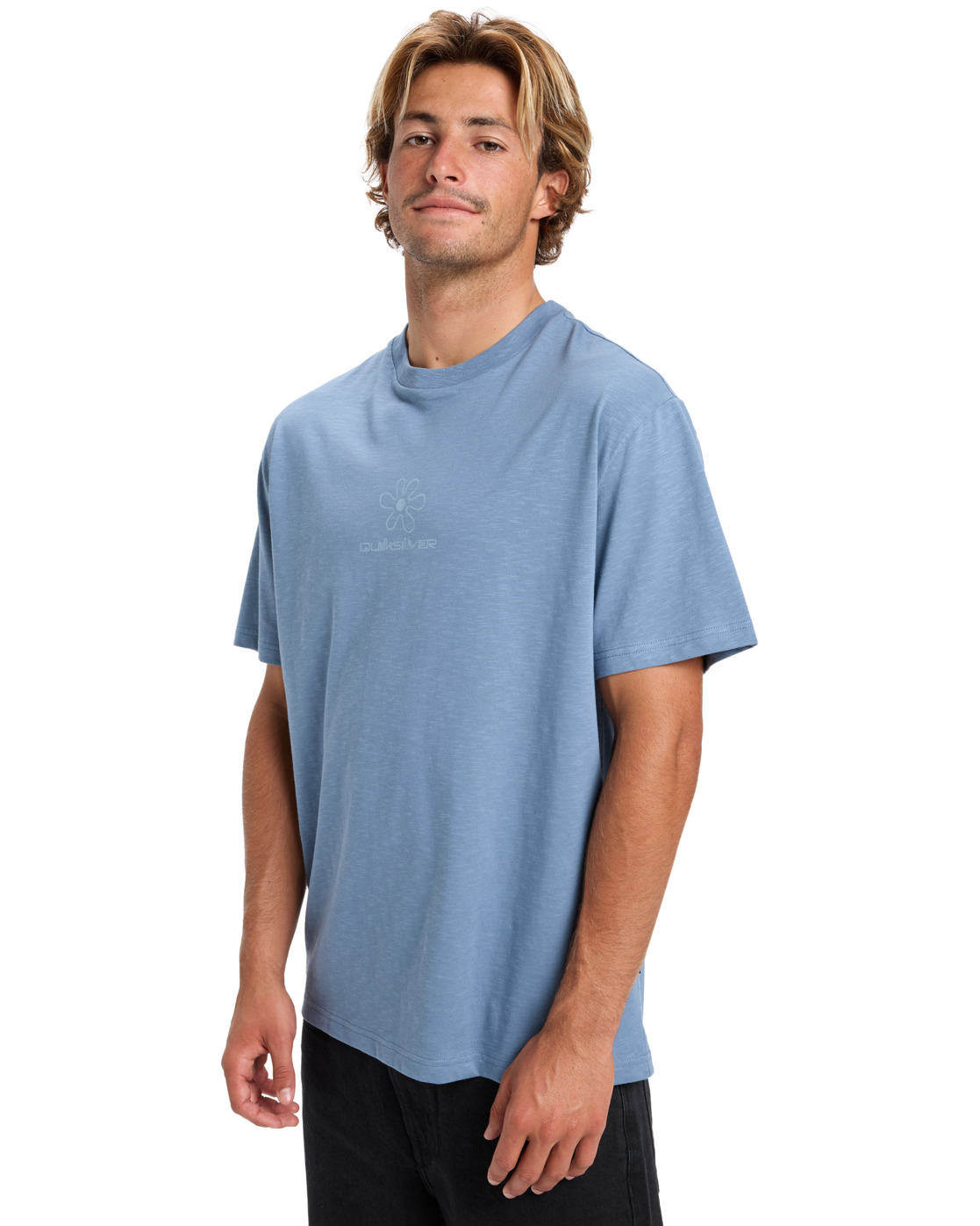 Quiksilver Tee-shirts Cl Skipping Stones homme bleu | Sarenza France