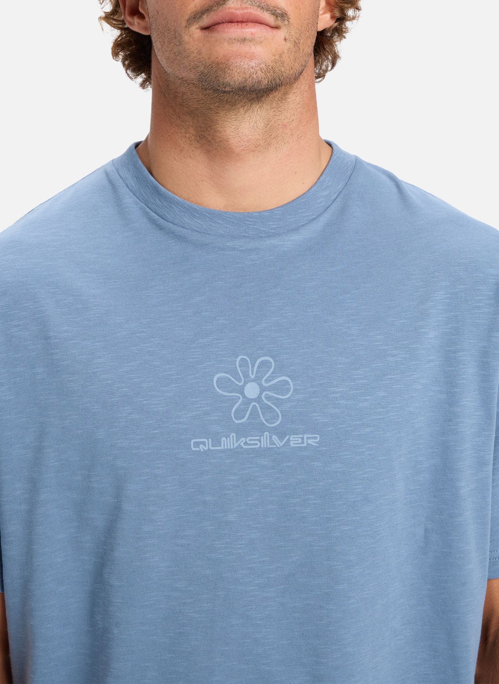Quiksilver Tee-shirts Cl Skipping Stones homme bleu | Sarenza France
