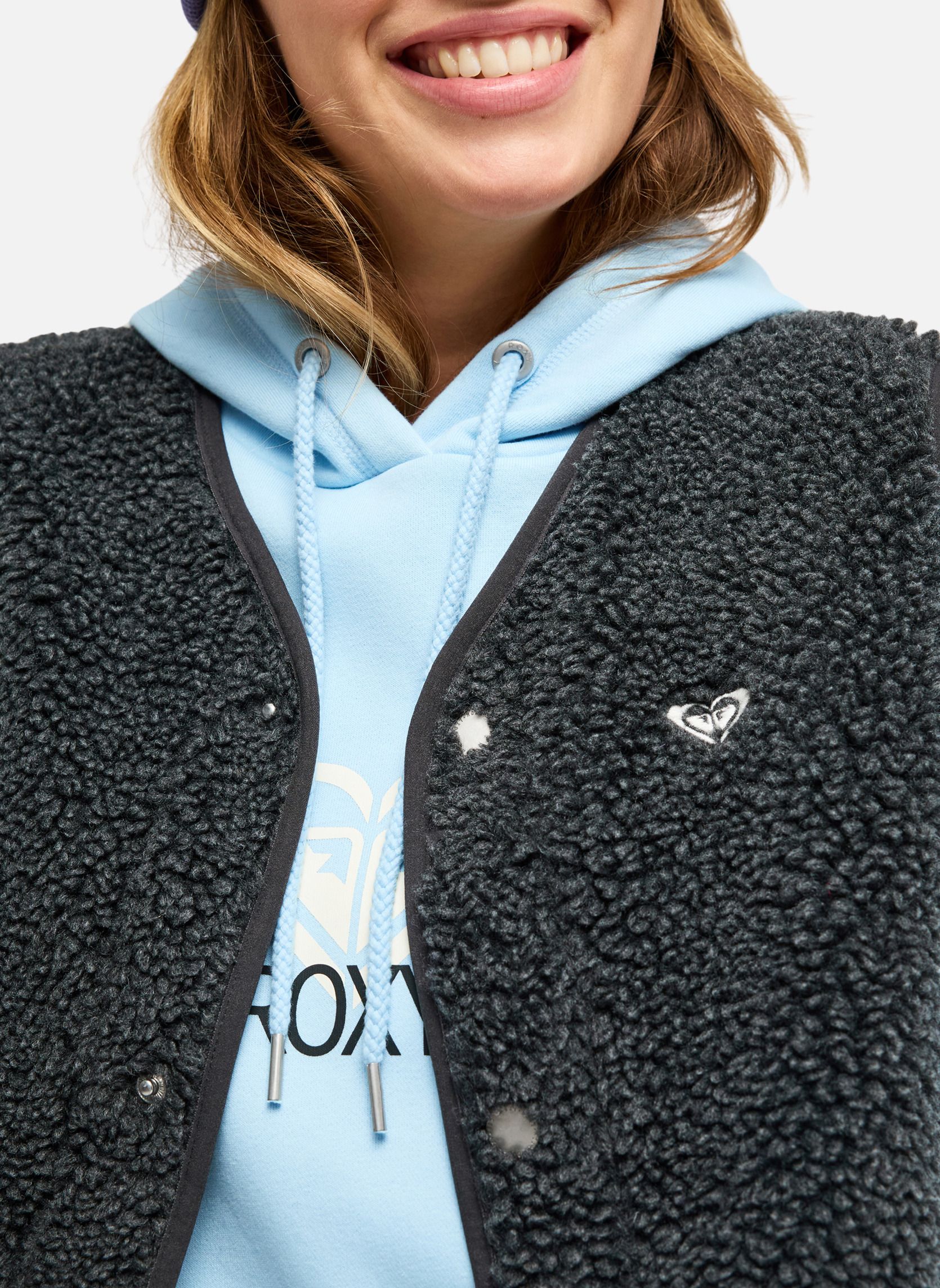 Roxy Vestes sans manches Iconic Town femme noir | Sarenza France
