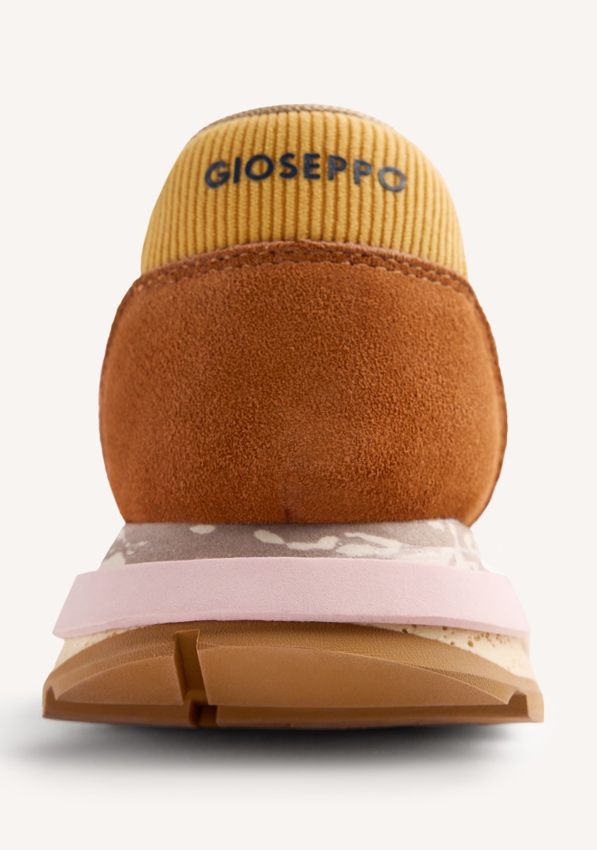 Gioseppo Baskets Cas&sport - Baskets Cuir Et Velours Côtelé Kelliher ...