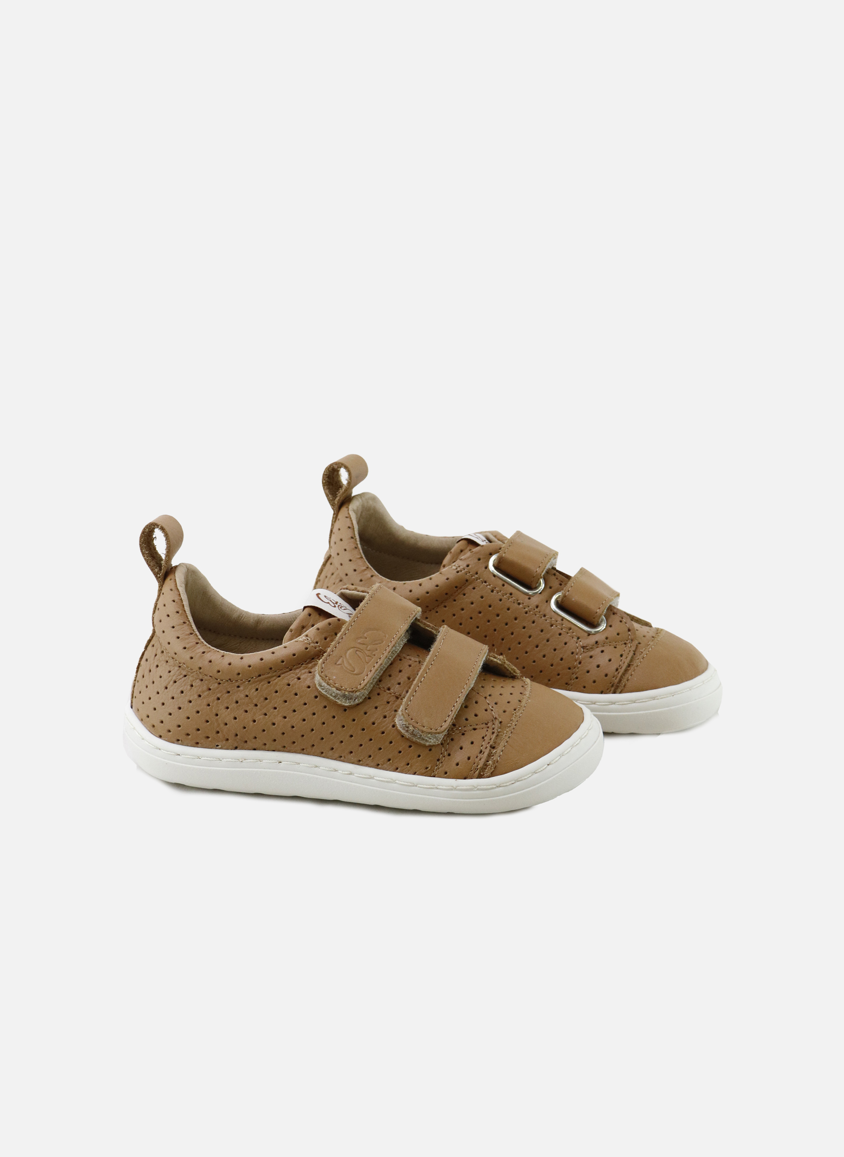 Eli 1957 Baskets Baskets cuir AL57025B-GUANTINO-CAMEL Marron garçon ...