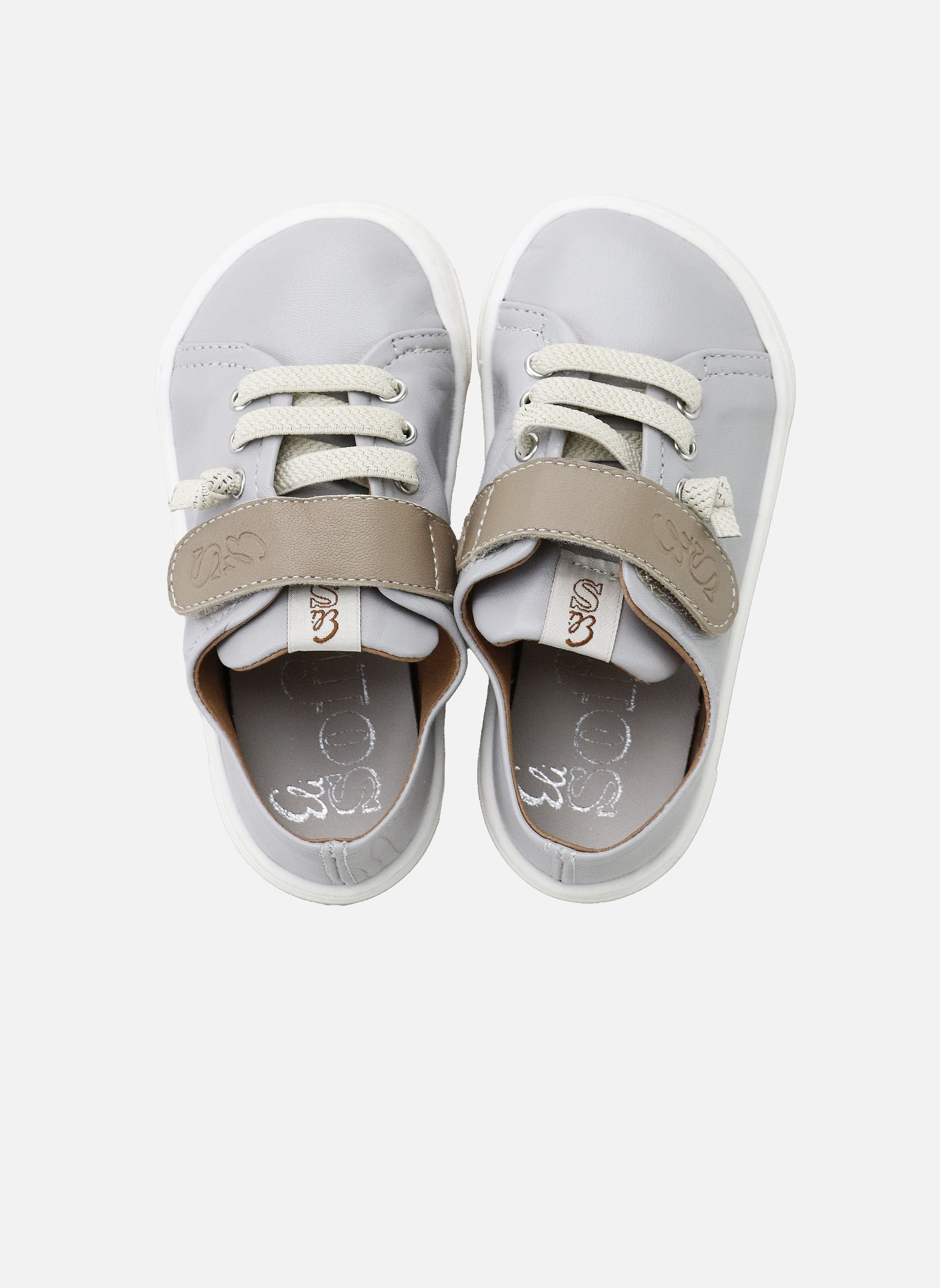 Eli 1957 Baskets Baskets cuir AL57024A-ALFA-PERLA Gris homme gris ...