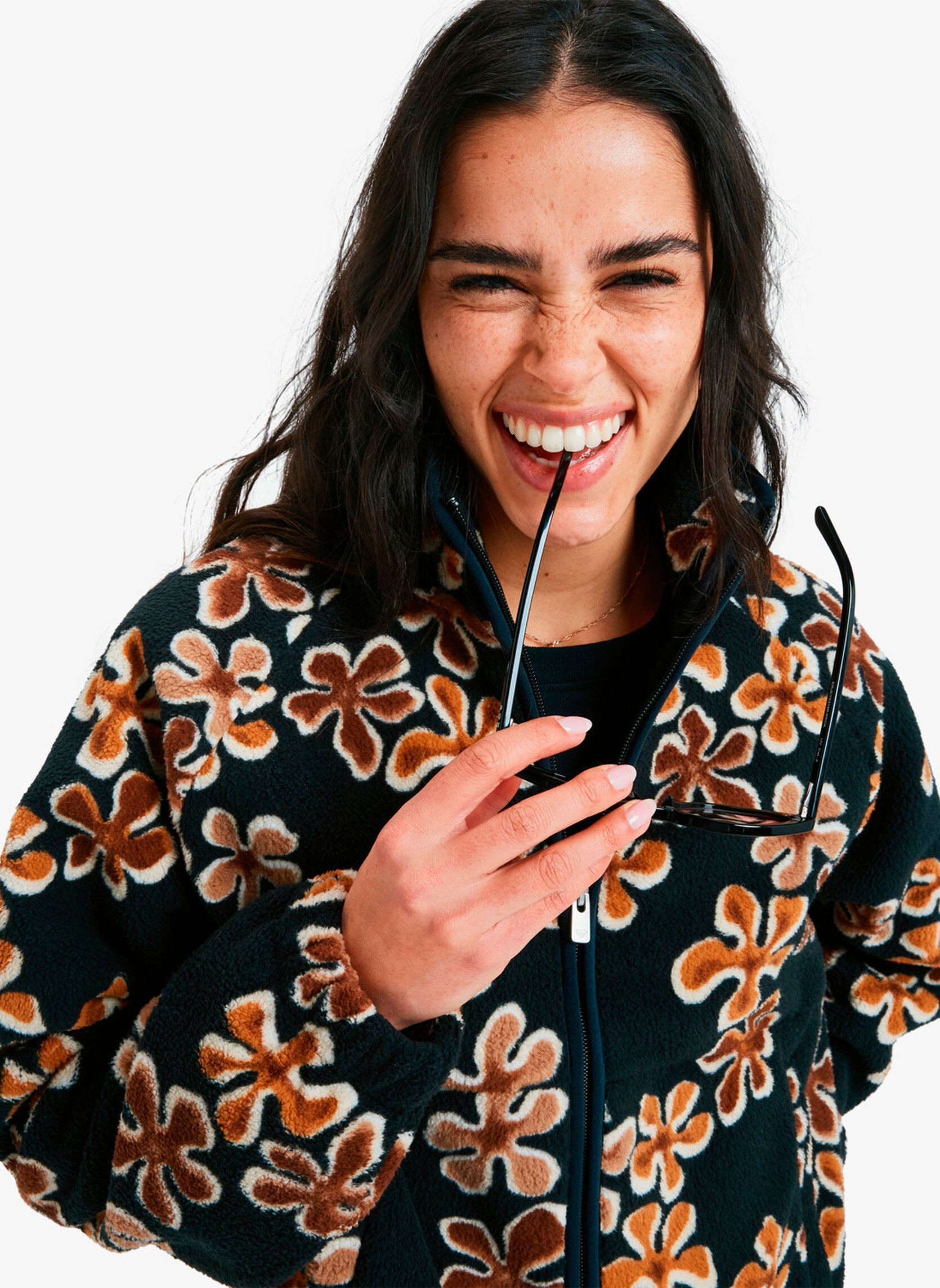 Roxy Fleece truien Blurry Cloud Ii dames bruin online | Sarenza Nederland