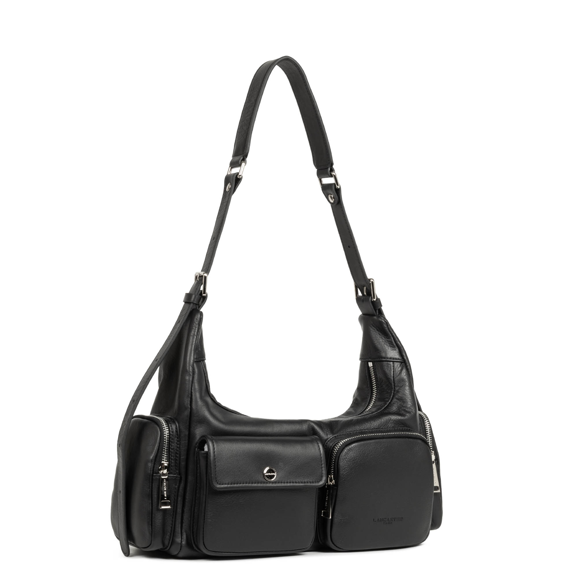 Lancaster Sacs à main Sac besace - Soft Caramella femme noir | Sarenza ...