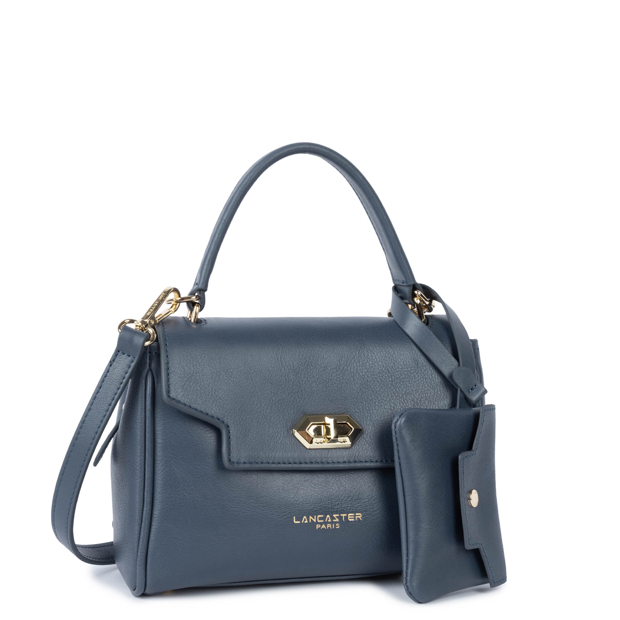 Lancaster Sacs à main Petit sac à main - Mademoiselle Grace bleu ...