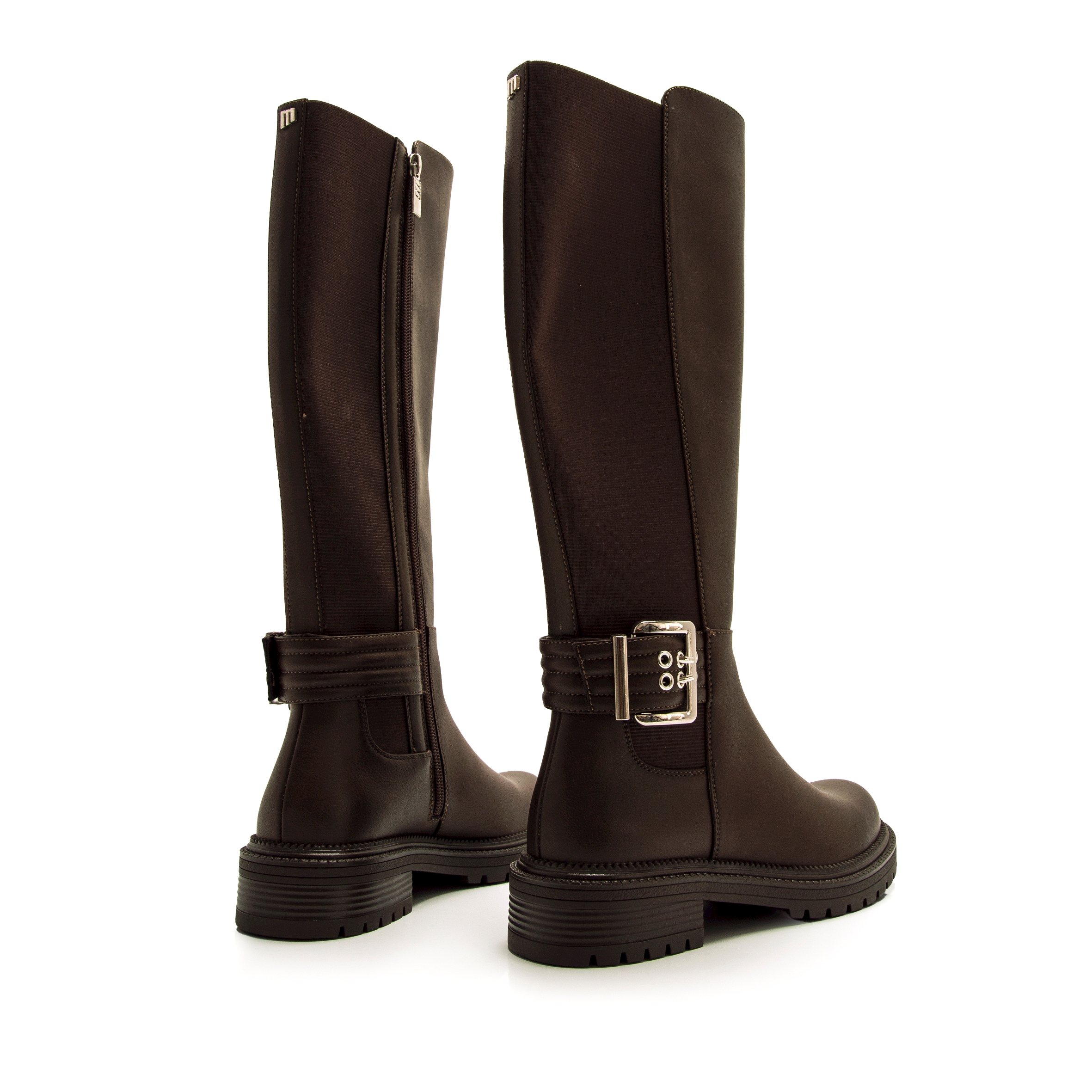 MTNG Bottes Bottes plates Femme MTNG CASI marron 61000 femme marron ...