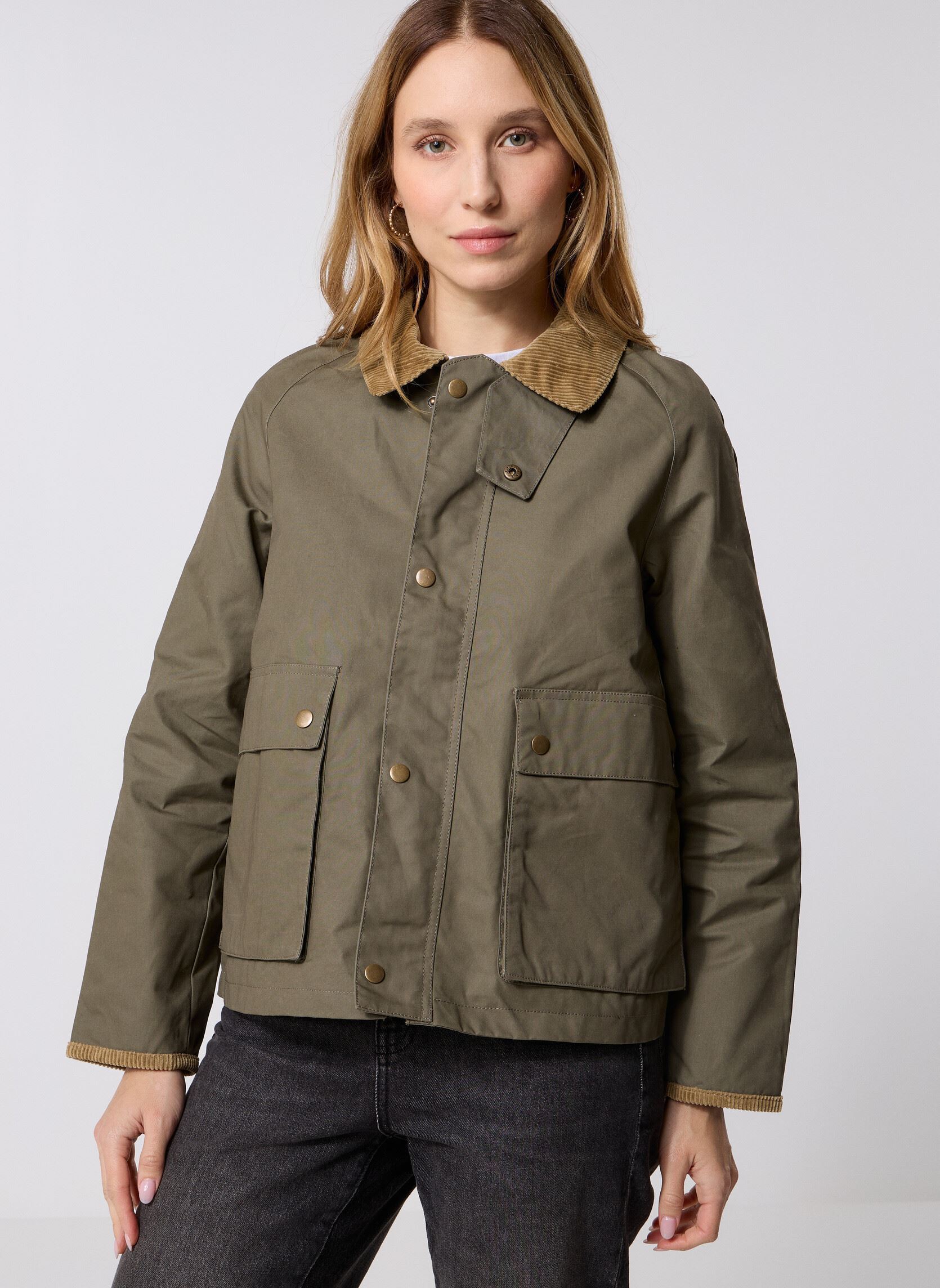 Five Jeans Vestes 44636 Vivi Veste femme vert | Sarenza France