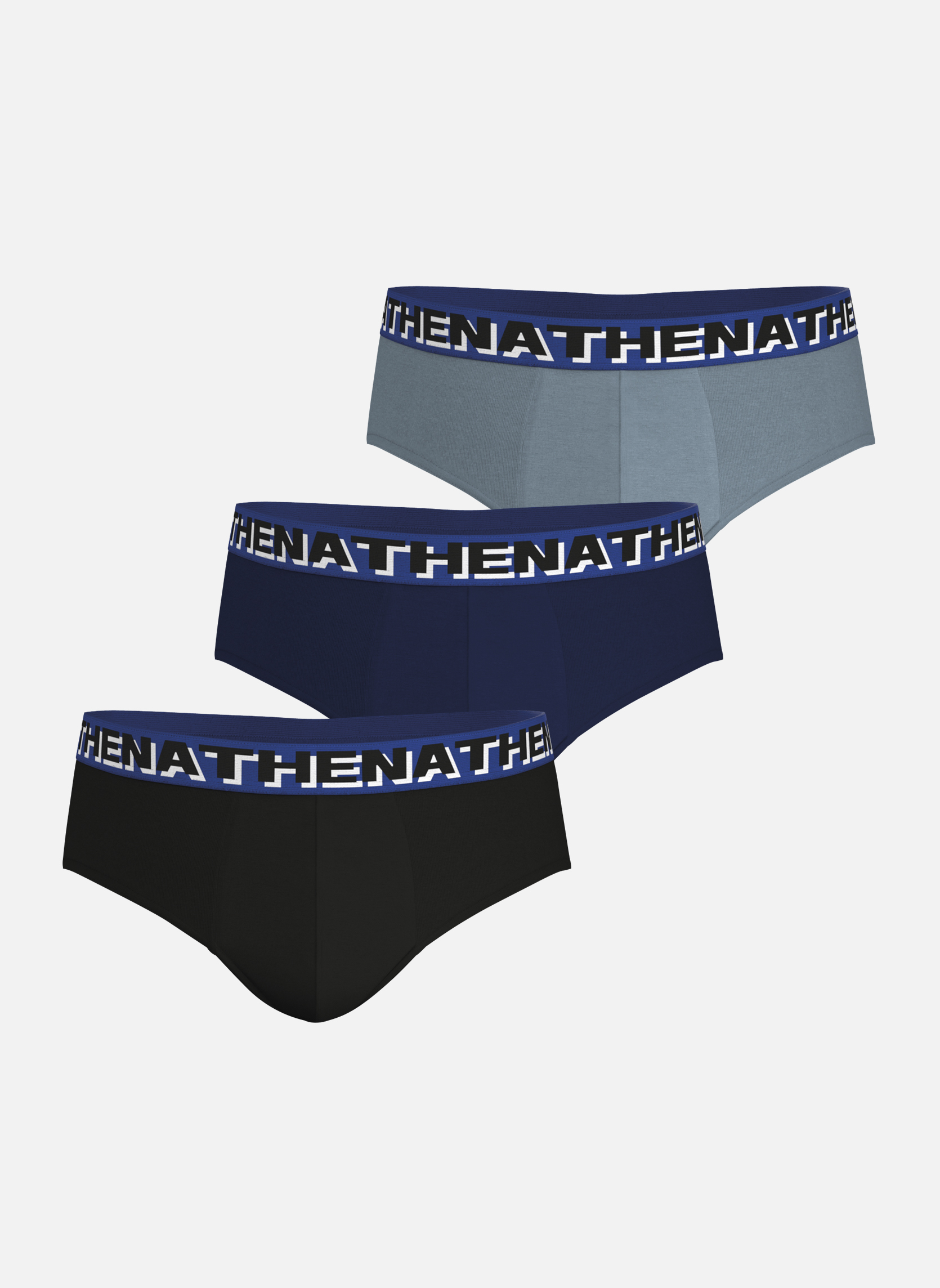 ATHENA Boxers Lot de 3 SLIPS HOMME ATHENA en coton confort avec ...