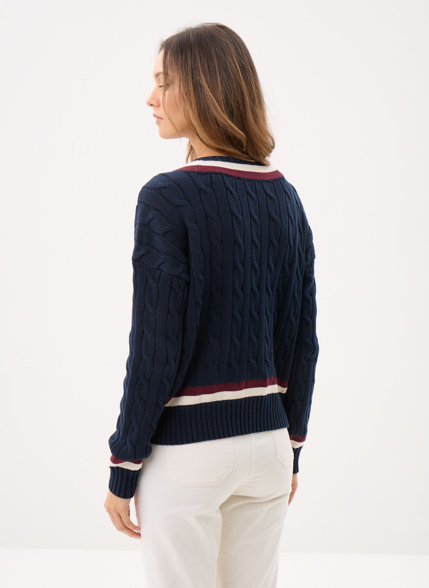 Lauren Ralph Lauren Truien Tedurph-Long Sleeve-Pullover dames blauw ...