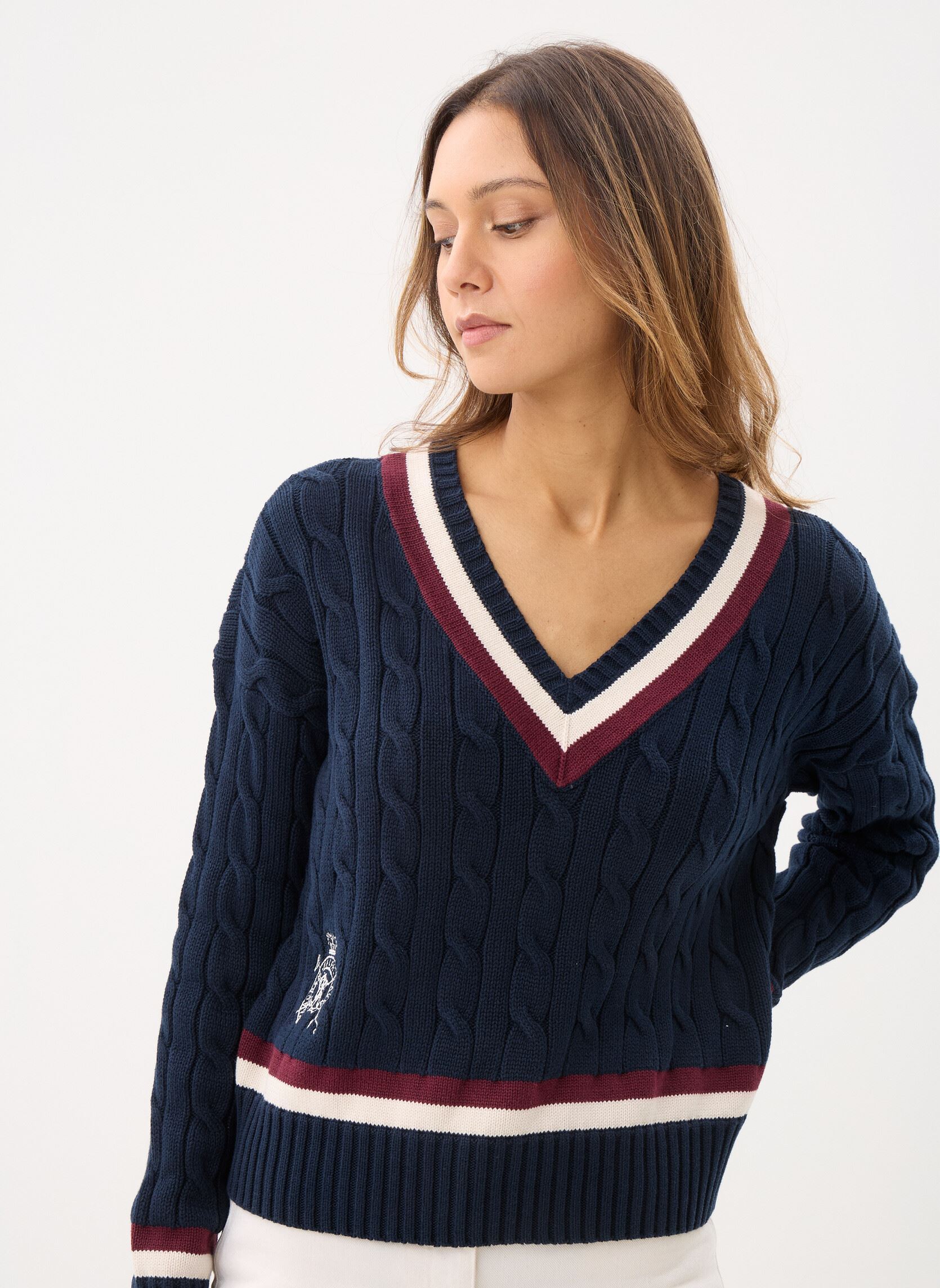 Lauren Ralph Lauren Truien Tedurph-Long Sleeve-Pullover dames blauw ...