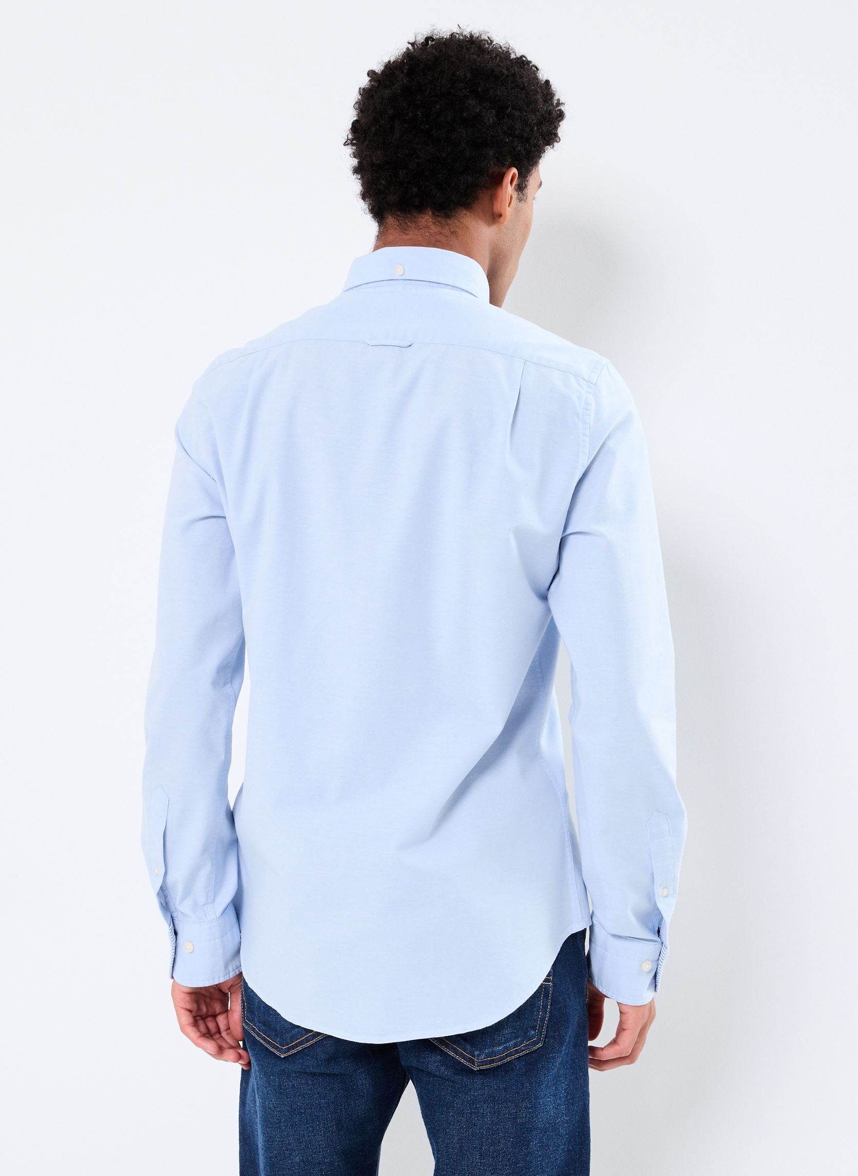 GANT Chemises Slim Stretch Oxford Shirt New homme bleu | Sarenza France