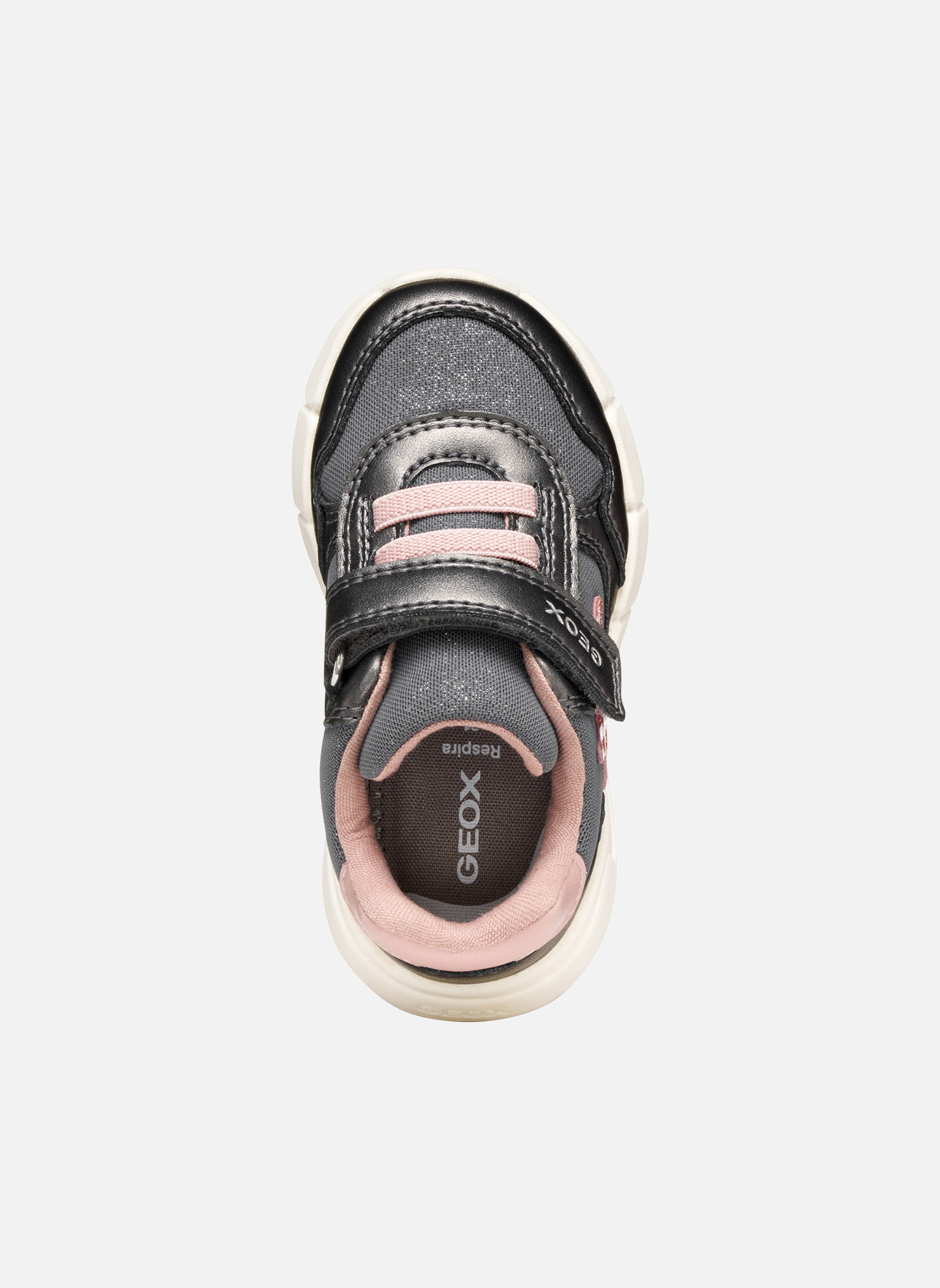 Geox Baskets Baskets FLEXYPER MINI TODDLER GIRL - Gris gris | Sarenza ...