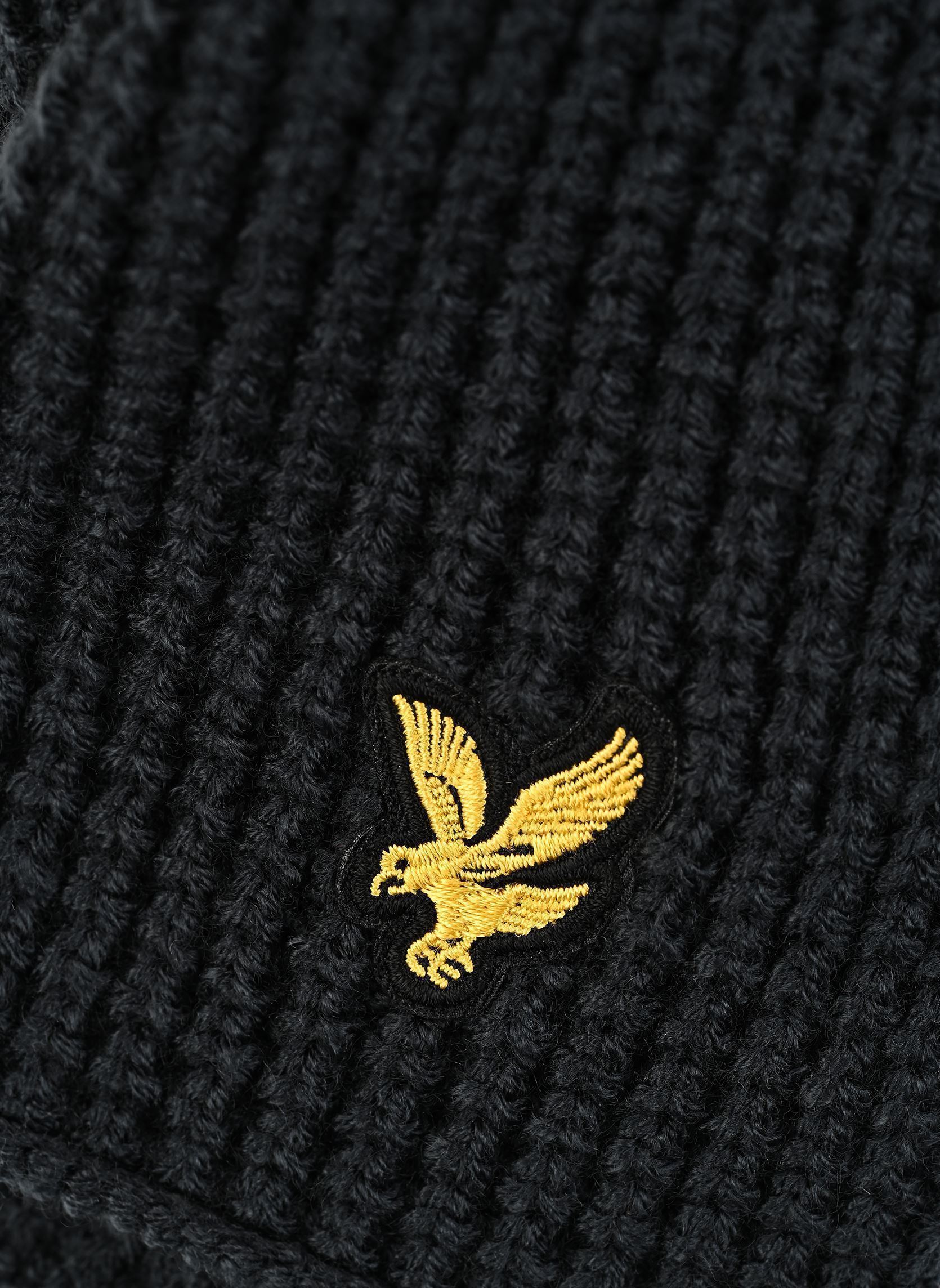 Lyle & Scott Bonnets Waffle Scarf And Beanie Set homme bleu | Sarenza ...