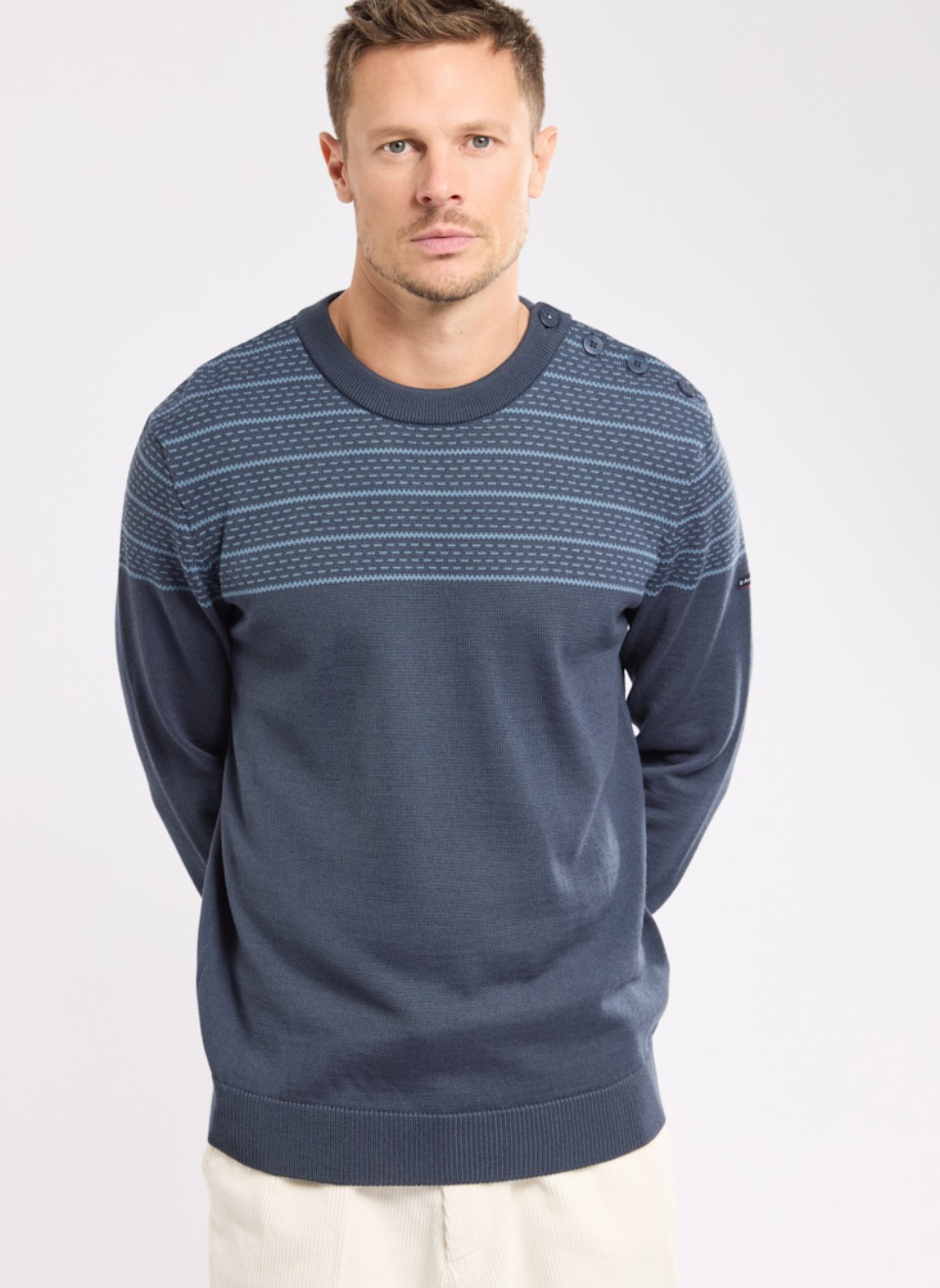 Armor Lux Pulls Pull 73997 tornade/bluefin homme bleu | Sarenza France