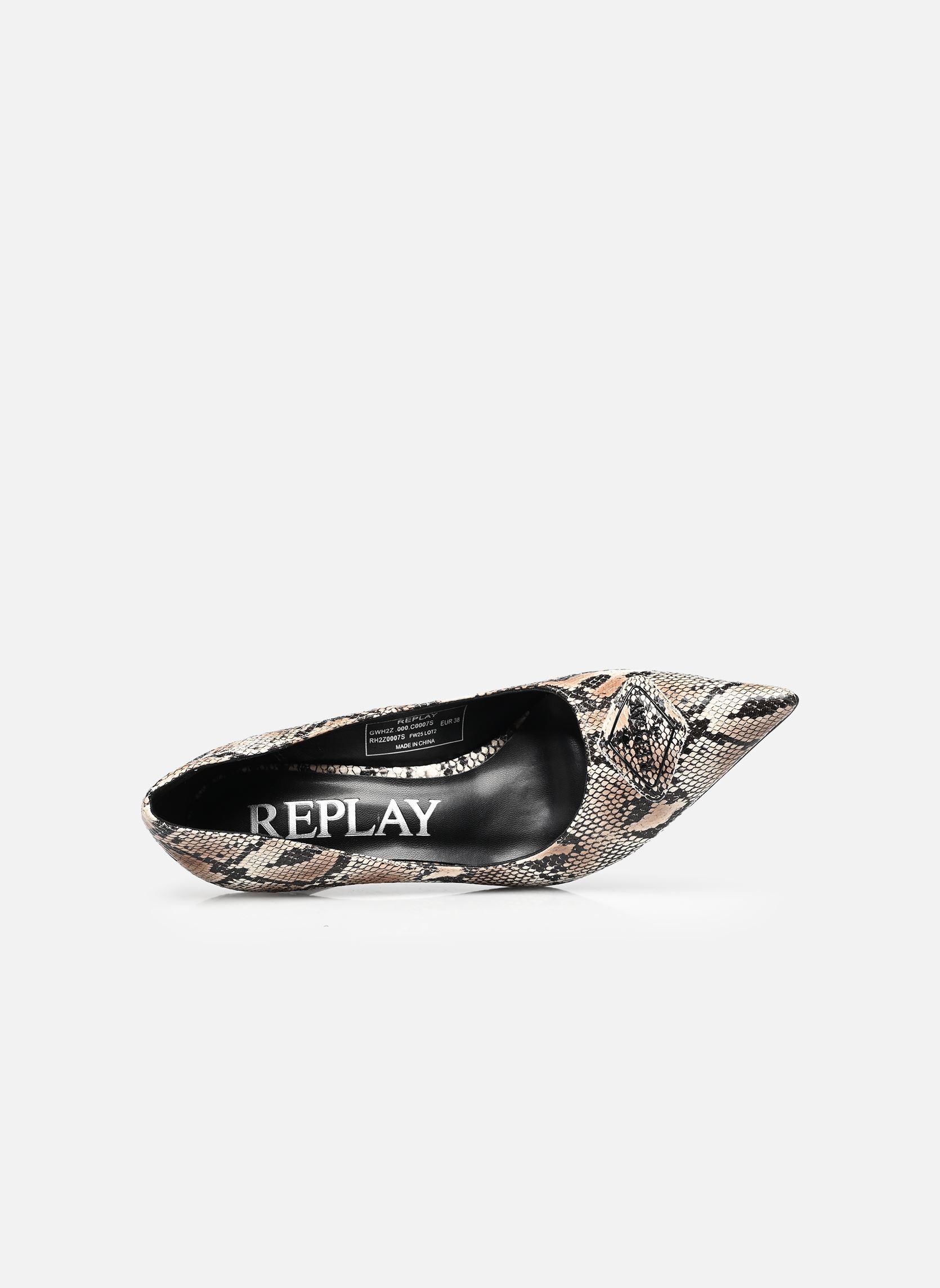 Replay Décolleté Martine snake donna grigio online | Sarenza Italia