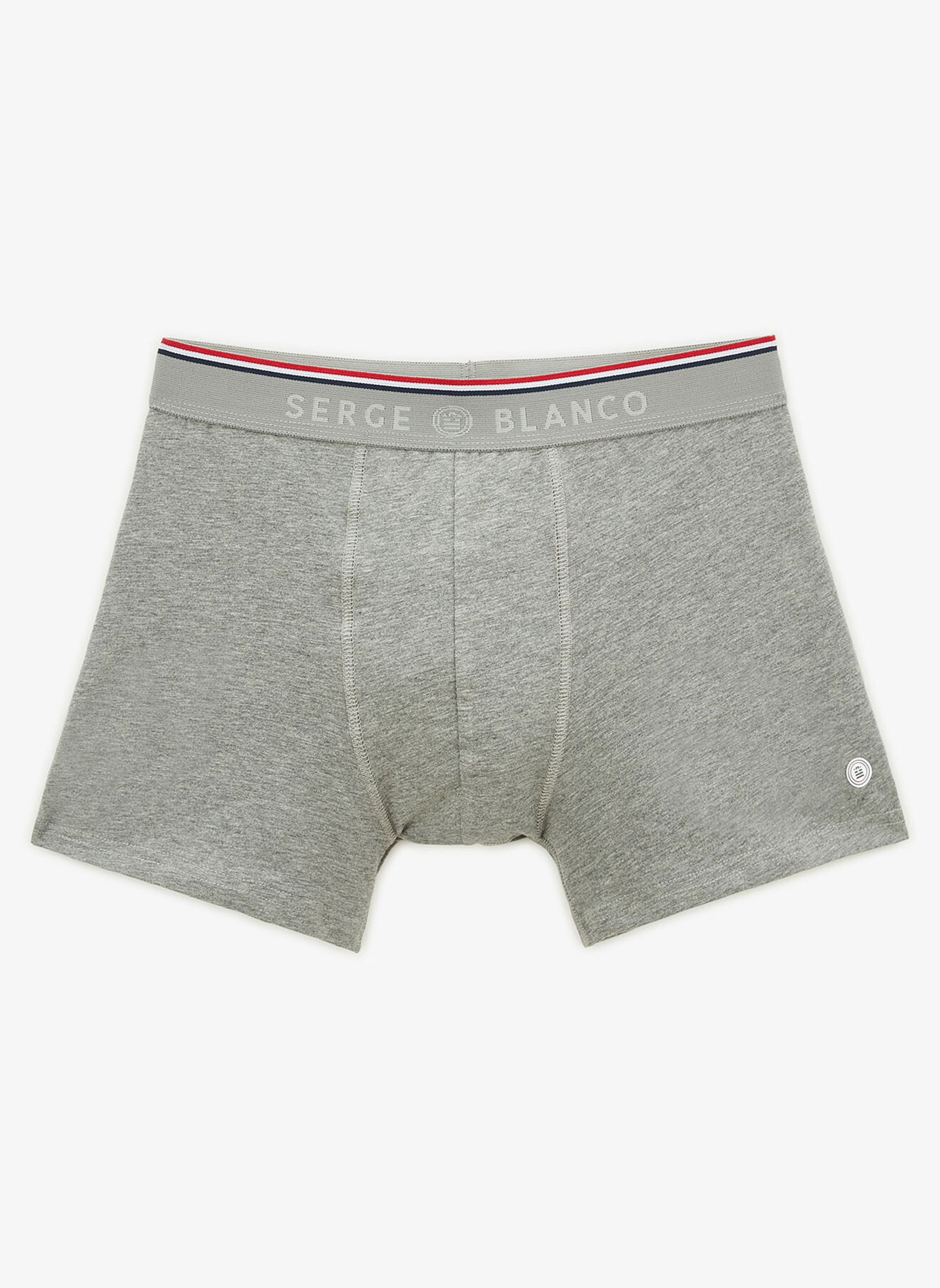 Serge Blanco Boxers Pack de 4 boxers unis en coton coloris assortis multicolore | Sarenza France