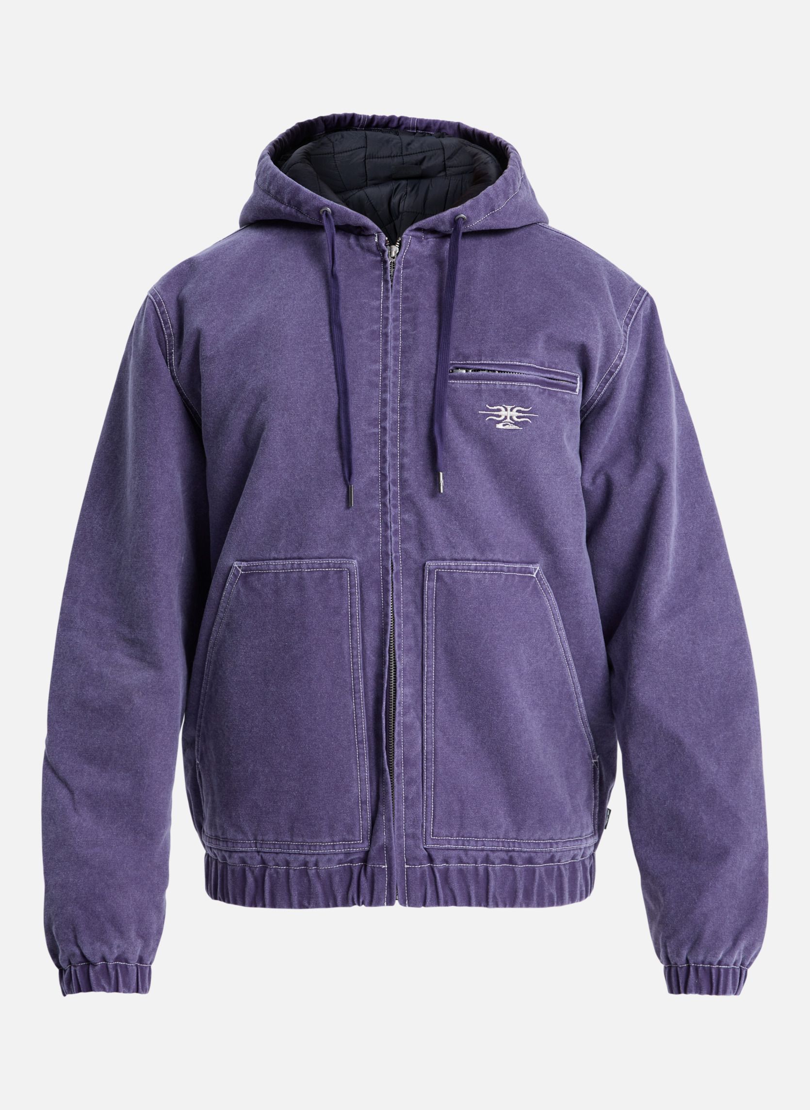 Quiksilver Blousons Veste Street STRAIGHT OUT MERCURY homme violet ...