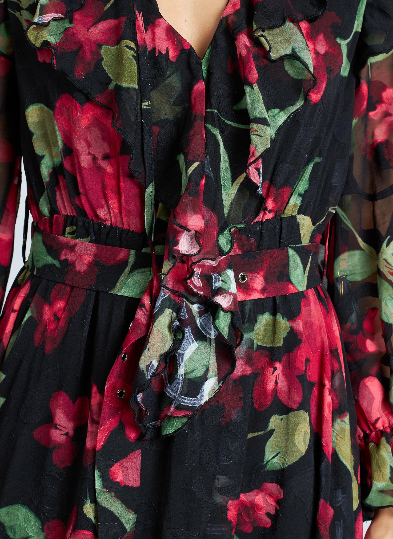 Alma en Pena Robes Robe I25CL0202 Noir Rouge noir | Sarenza France
